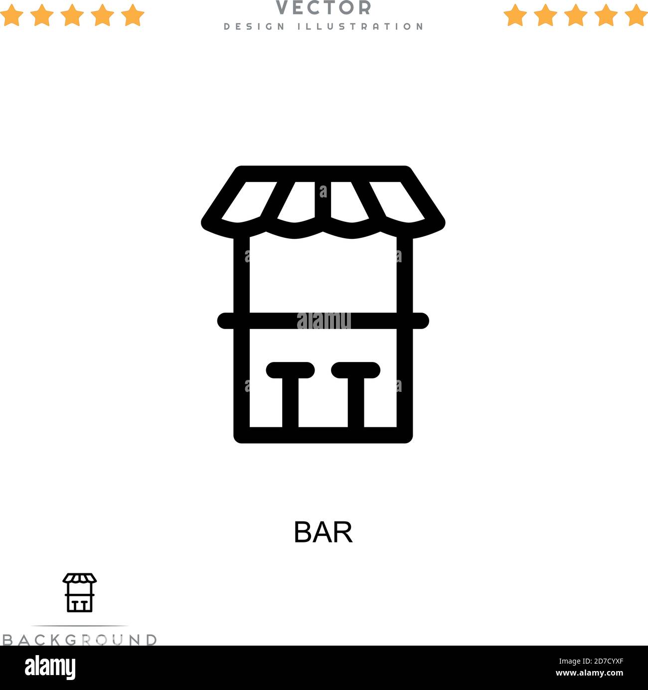 Bar icon. Simple element from digital disruption collection. Line Bar ...