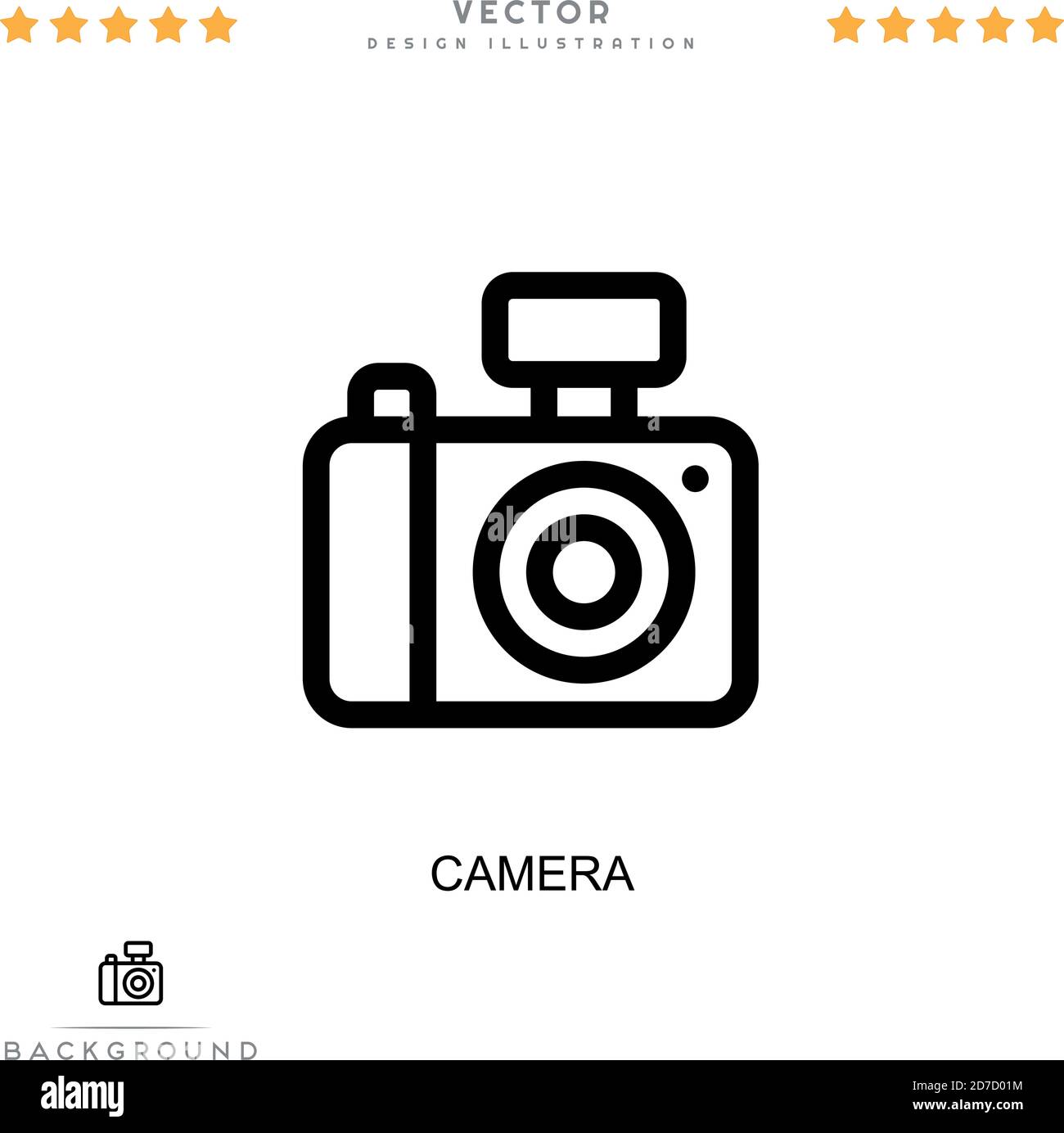 Camera icon. Simple element from digital disruption collection. Line ...