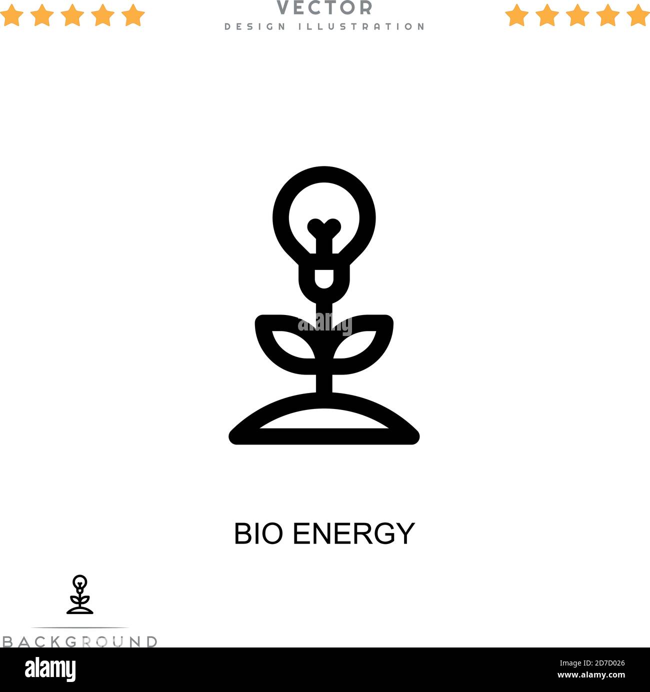 Bio energy icon. Simple element from digital disruption collection ...