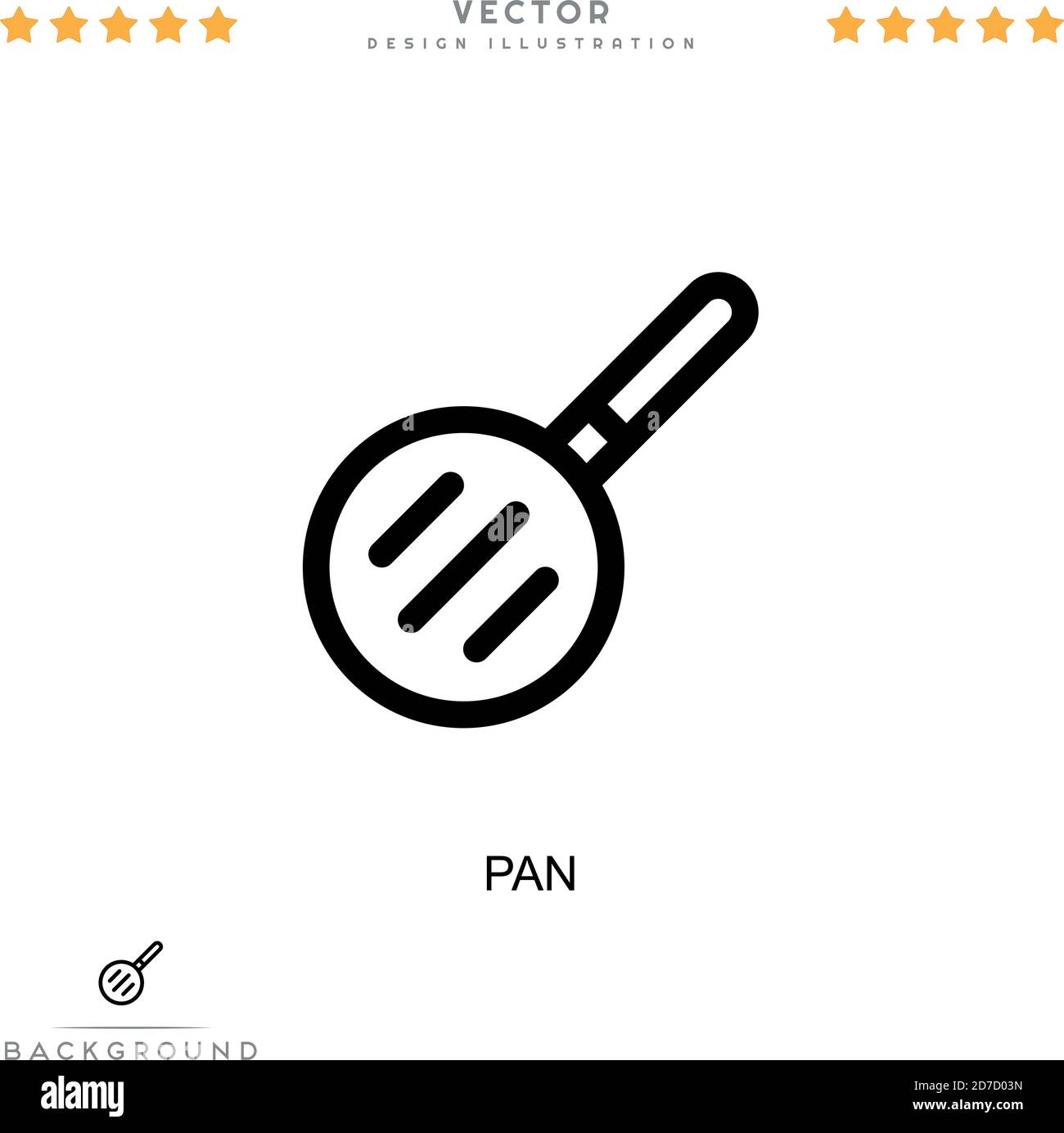 Pan icon. Simple element from digital disruption collection. Line Pan ...