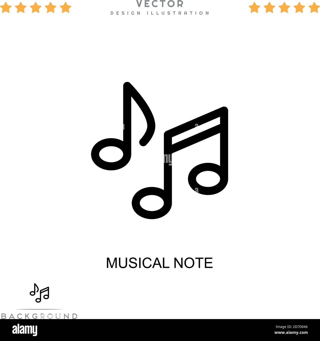 Musical note icon. Simple element from digital disruption collection ...