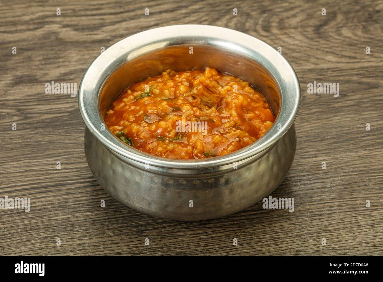 Traditional Georgian Kharcho soup with meat and spices Stock Photo - Alamy