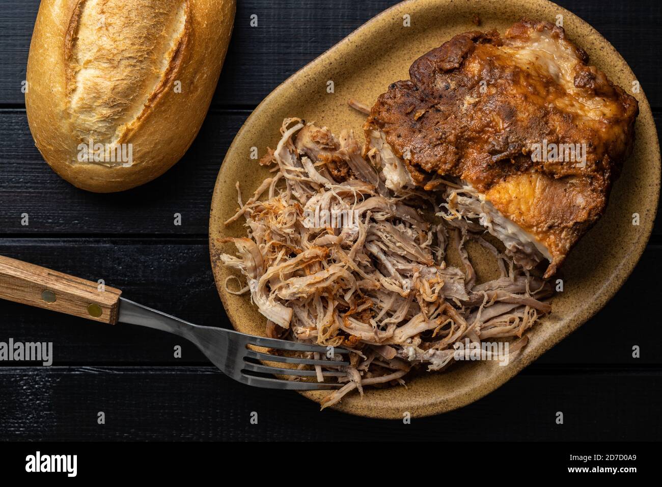 Top view shredded pork hi-res stock photography and images - Alamy