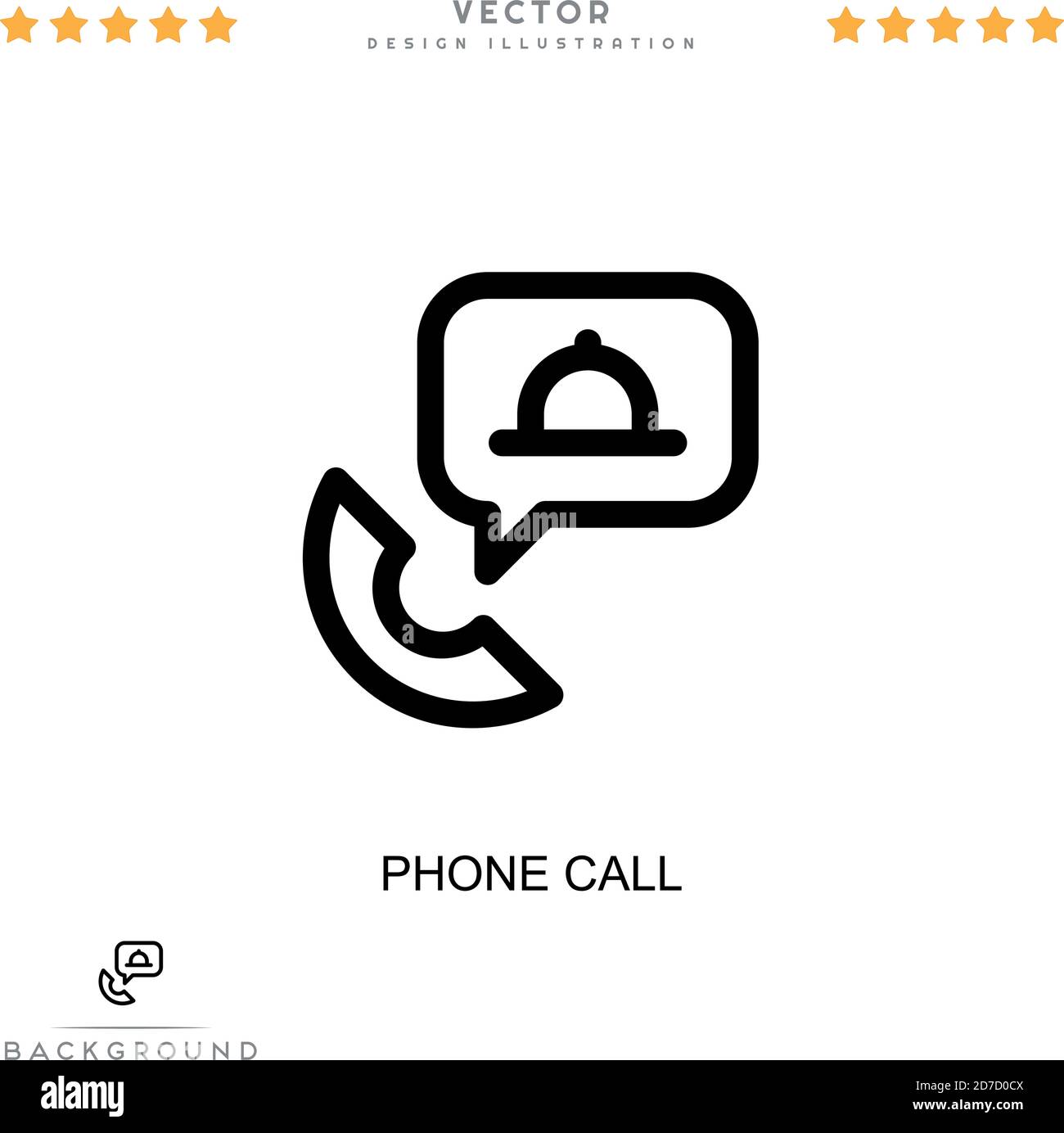 Phone call icon. Simple element from digital disruption collection ...