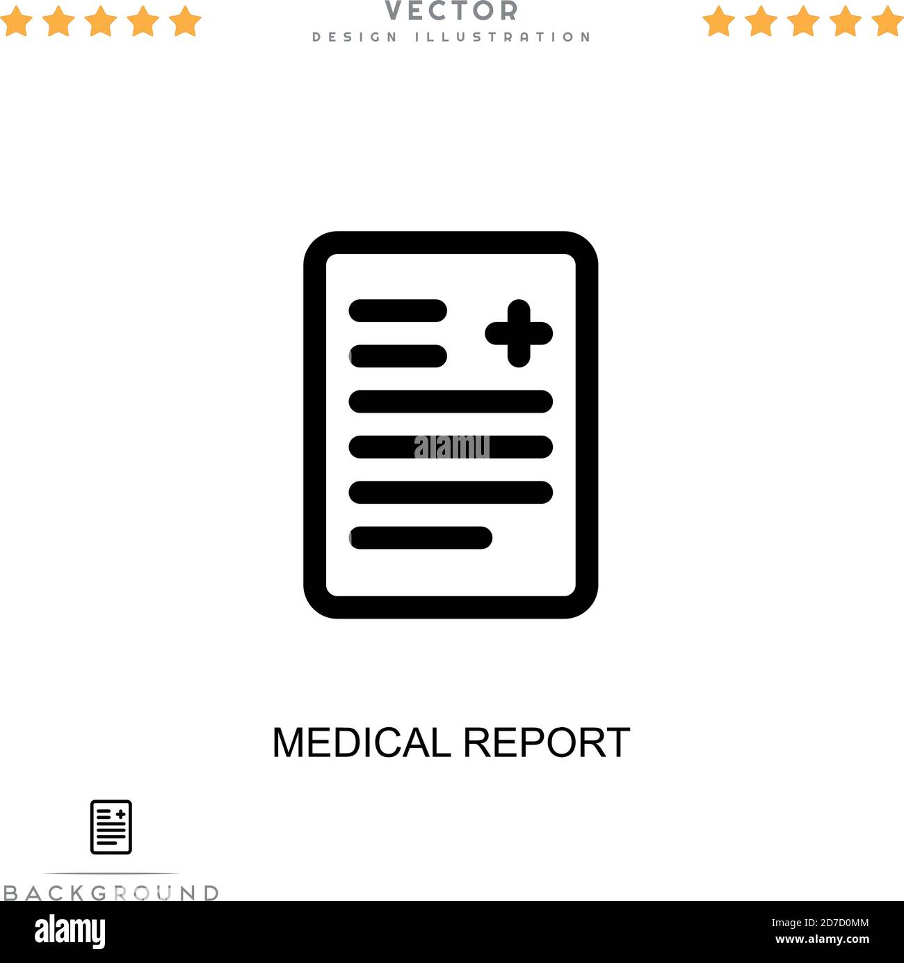 Medical report icon. Simple element from digital disruption collection ...