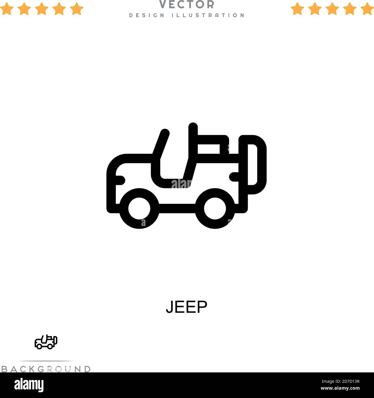 Jeep icon. Simple element from digital disruption collection. Line Jeep ...