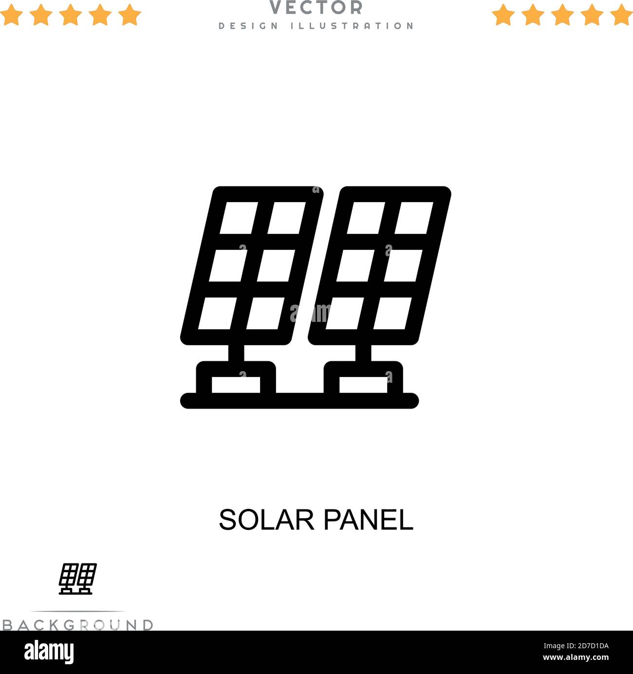 Solar panel icon. Simple element from digital disruption collection ...