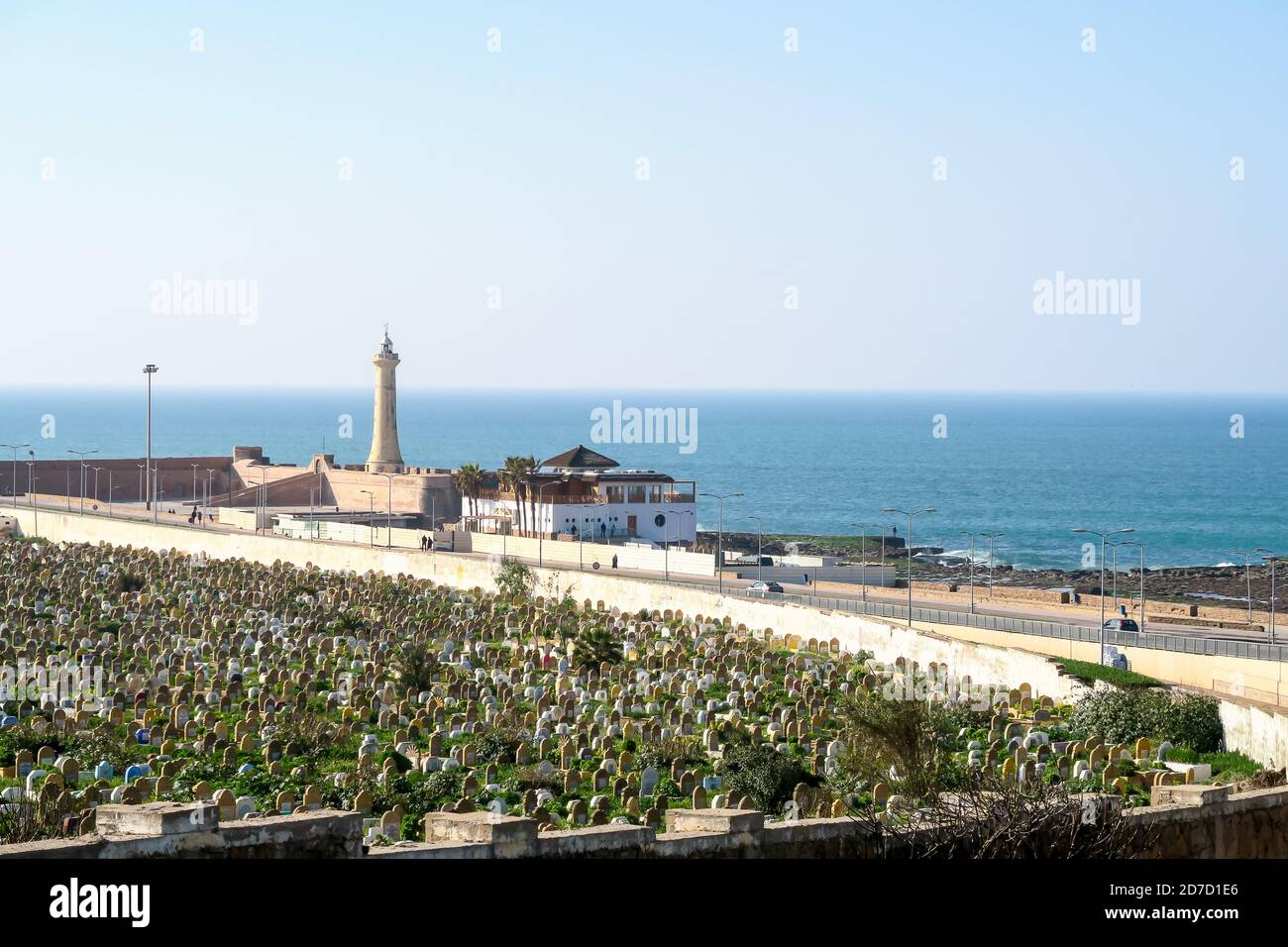 panoramic view of rabat city capital morocco, photo as background Stock ...