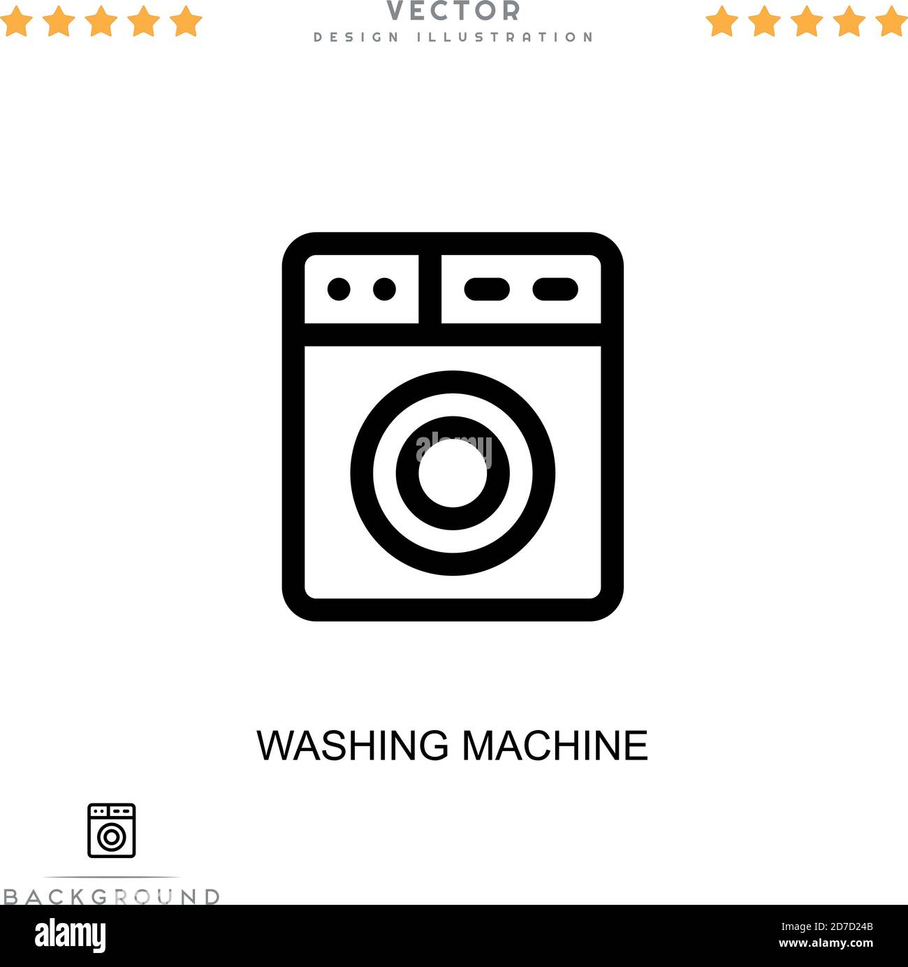 Washing machine icon. Simple element from digital disruption collection ...