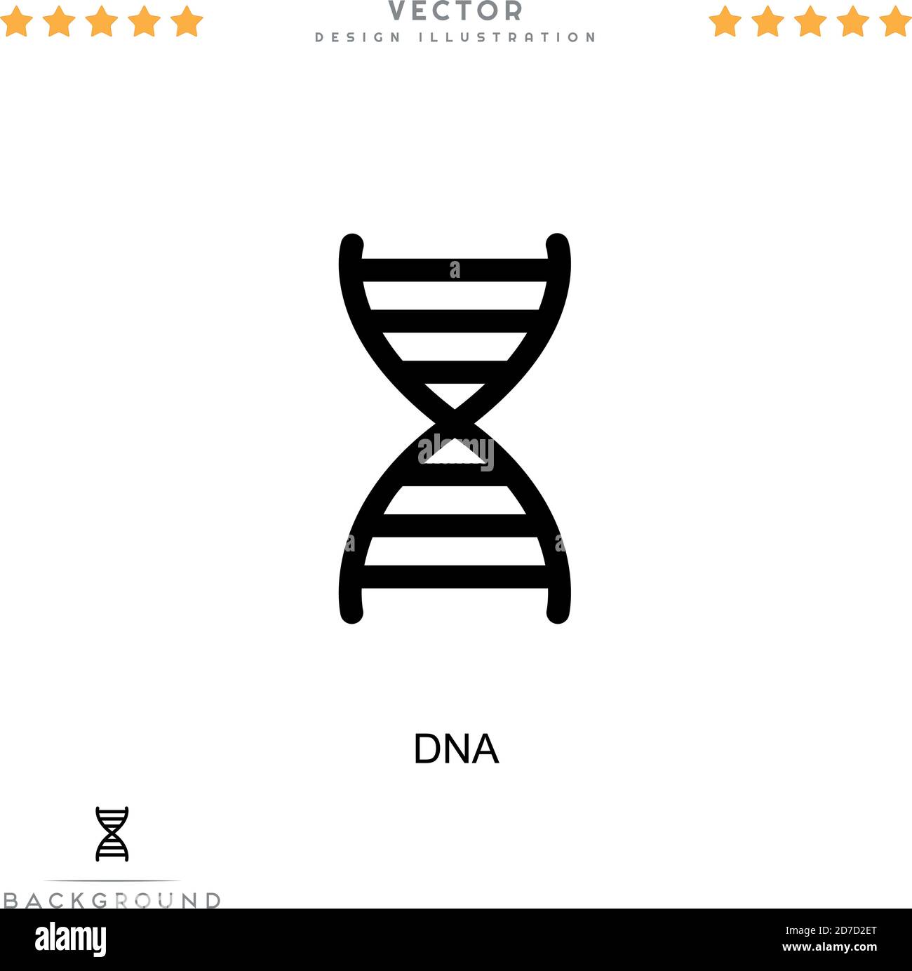Dna icon. Simple element from digital disruption collection. Line Dna ...