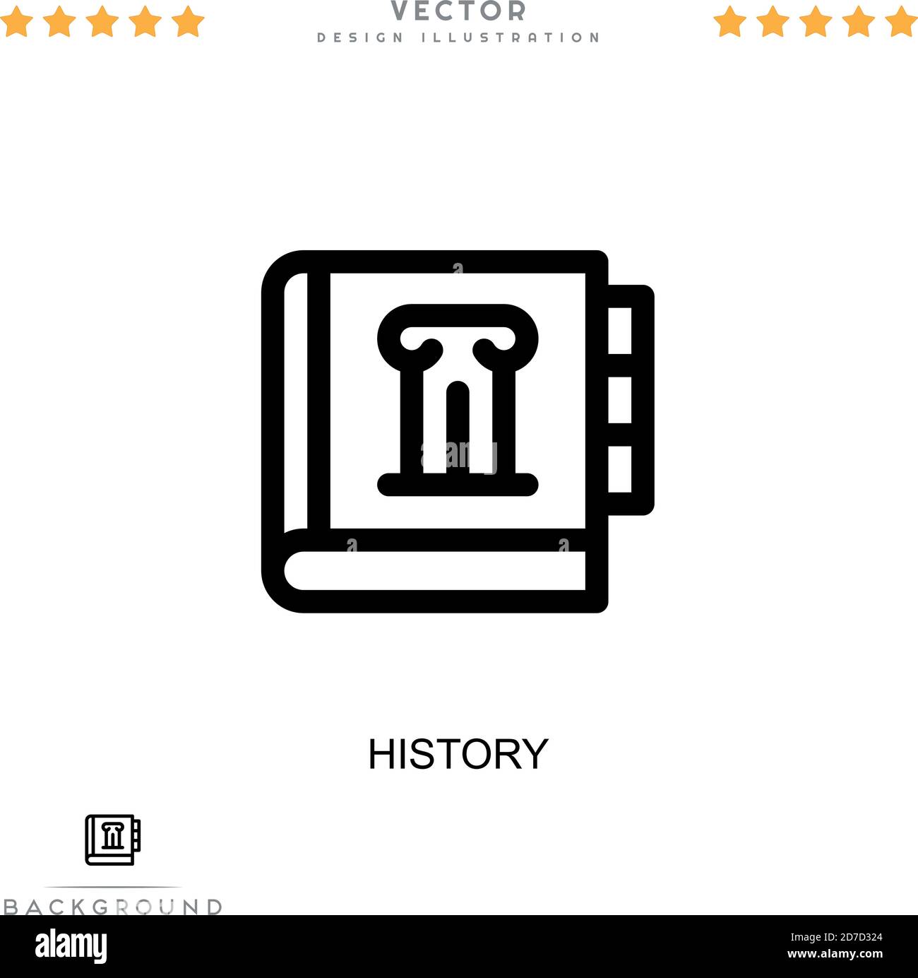 History icon. Simple element from digital disruption collection. Line ...