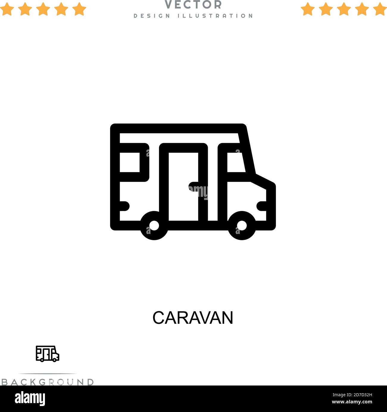 Caravan icon. Simple element from digital disruption collection. Line ... Caravan icon. Simple element from digital disruption collection. Line ...