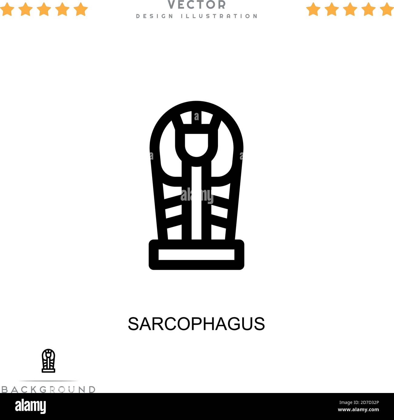 Ancient Egyptian Sarcophagus Template