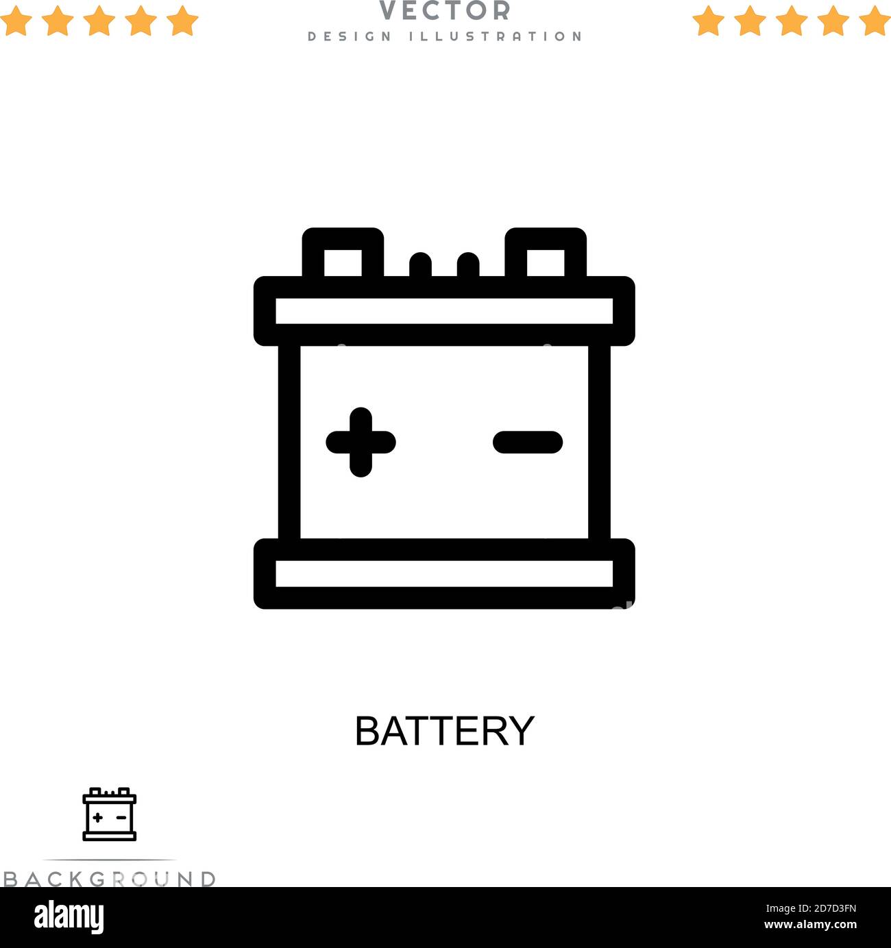 Battery icon. Simple element from digital disruption collection. Line ...