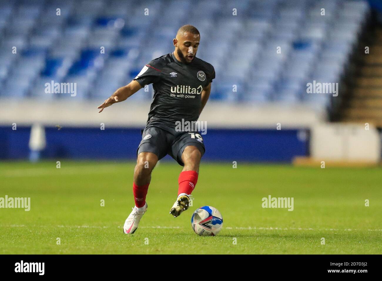Bryan Mbeumo (19) of Brentford in action during the game Stock Photo ...