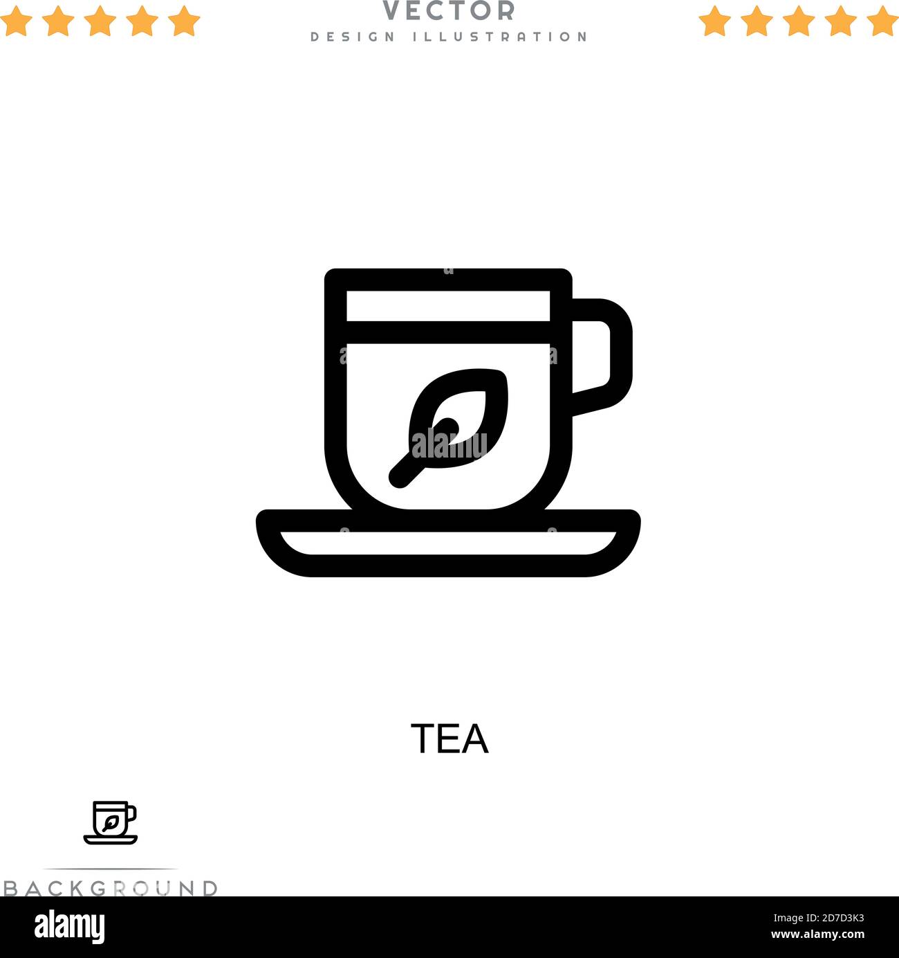 Tea icon. Simple element from digital disruption collection. Line Tea ...