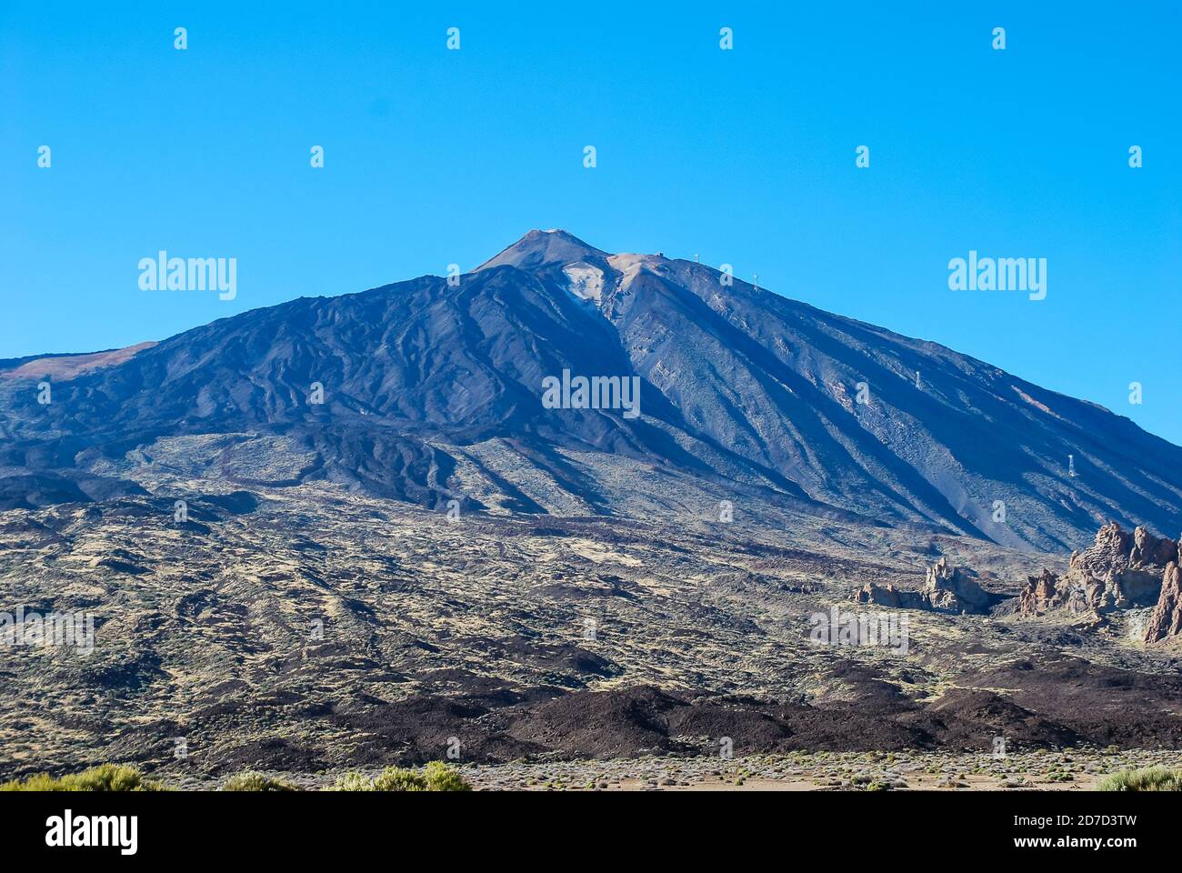 volcano in spain, digital photo picture as a background Stock Photo - Alamy
