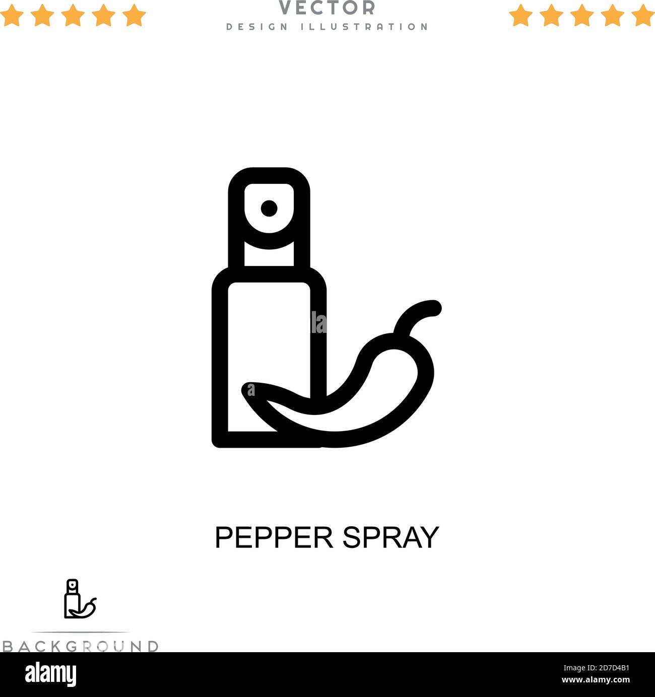 Pepper spray icon. Simple element from digital disruption collection ...