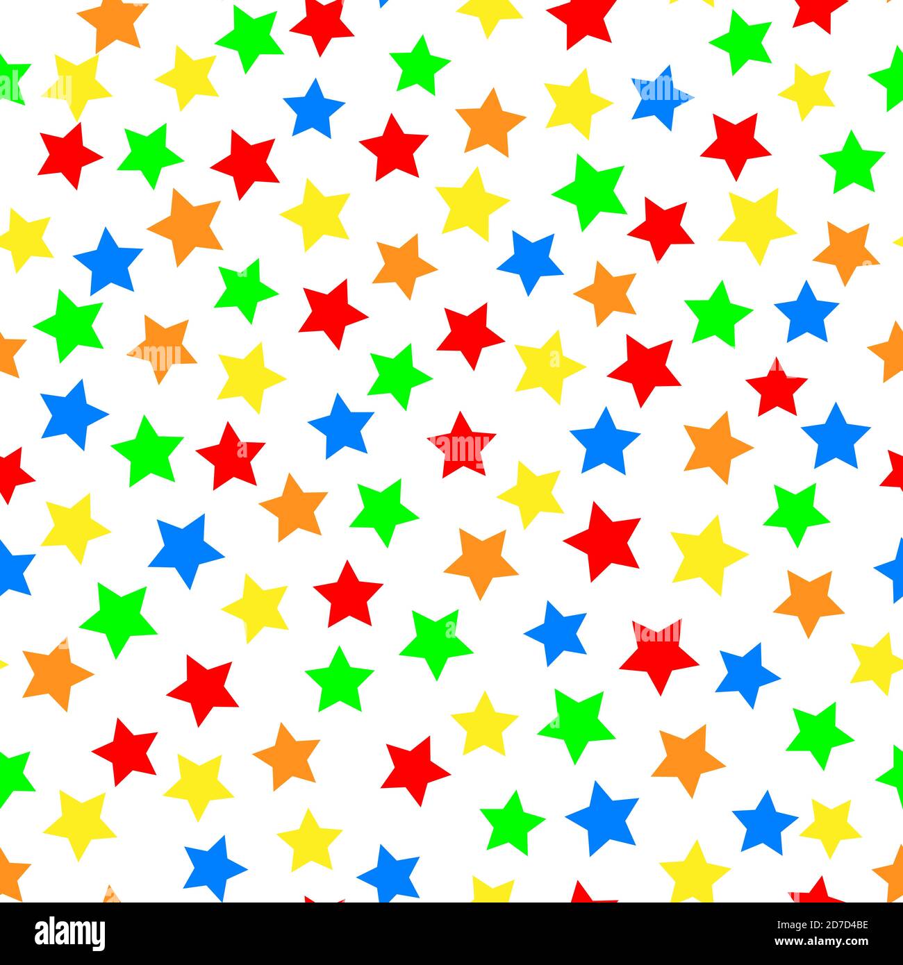 Colored stars on white seamless pattern background Stock Vector Image ...