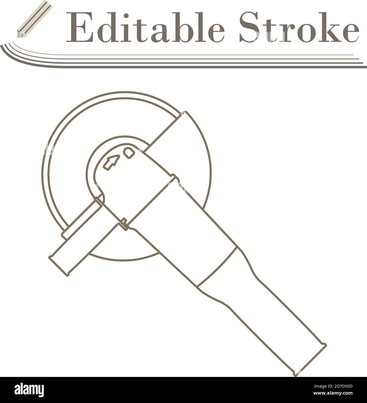 Grinder Icon. Editable Stroke Simple Design. Vector Illustration Stock ...