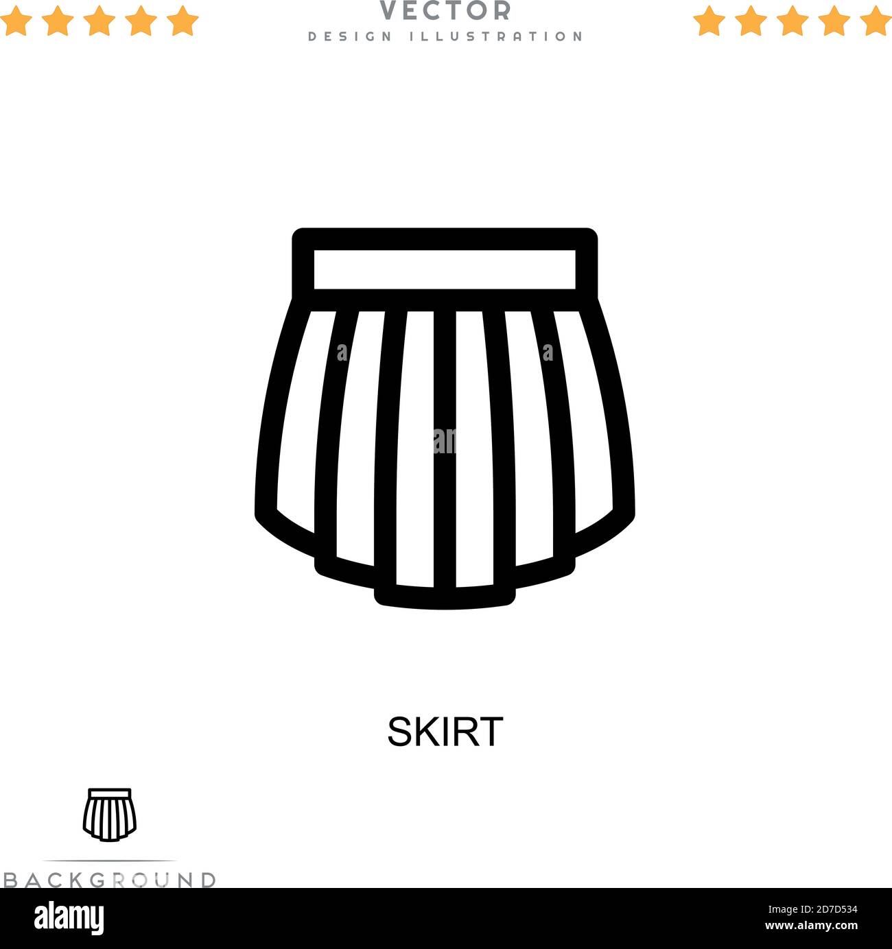 Skirt icon. Simple element from digital disruption collection. Line ...