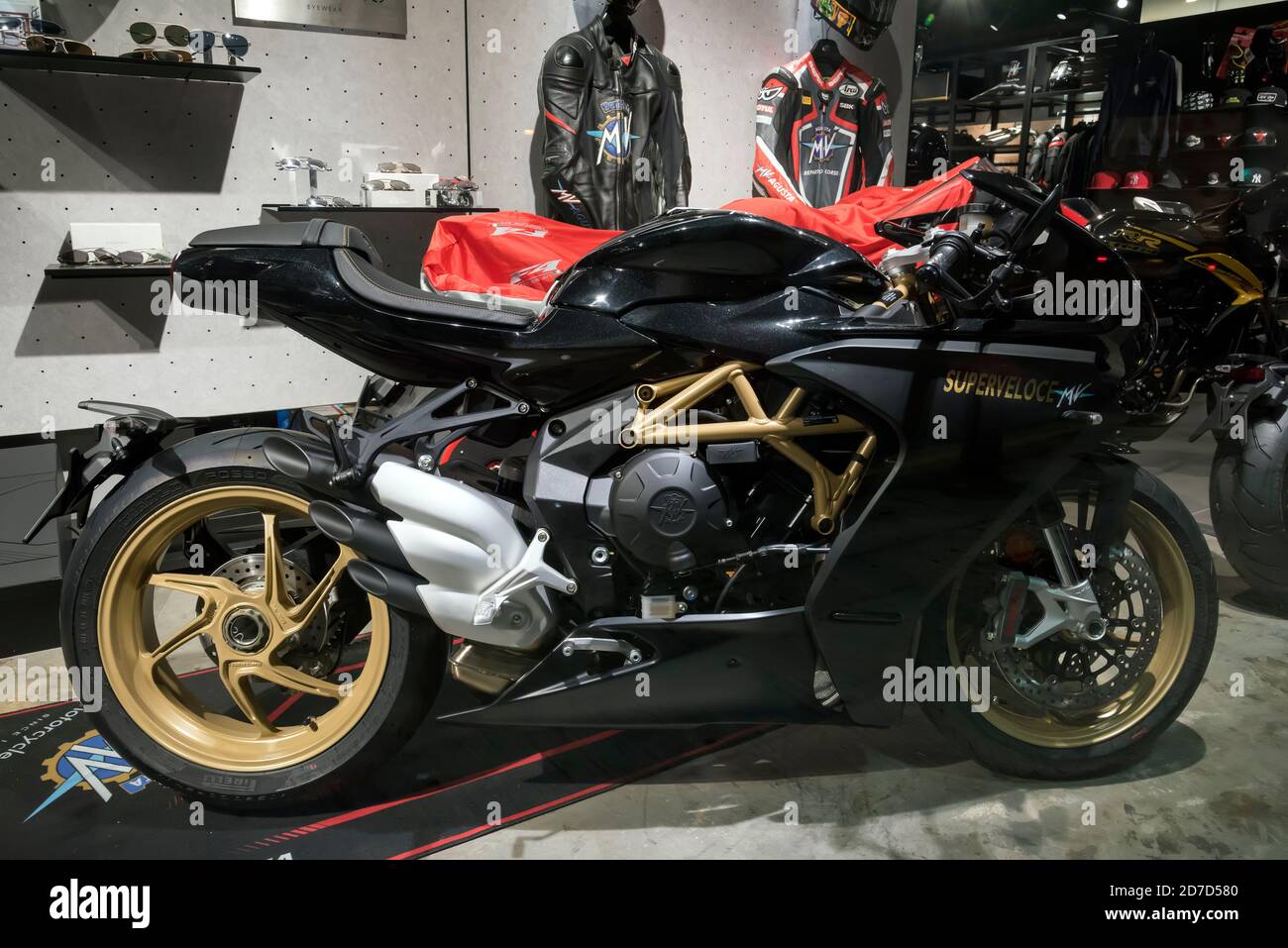 Exotic motorcycle shop, Hong Kong, China Stock Photo - Alamy