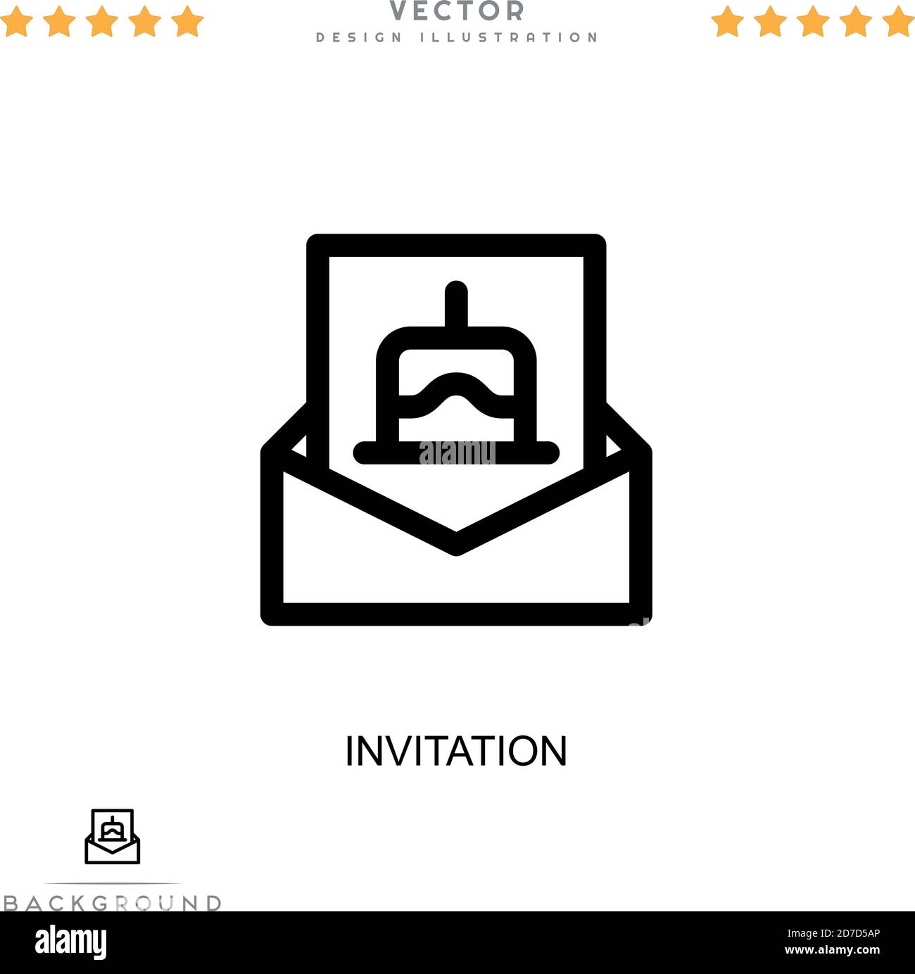 Invitation icon. Simple element from digital disruption collection ...