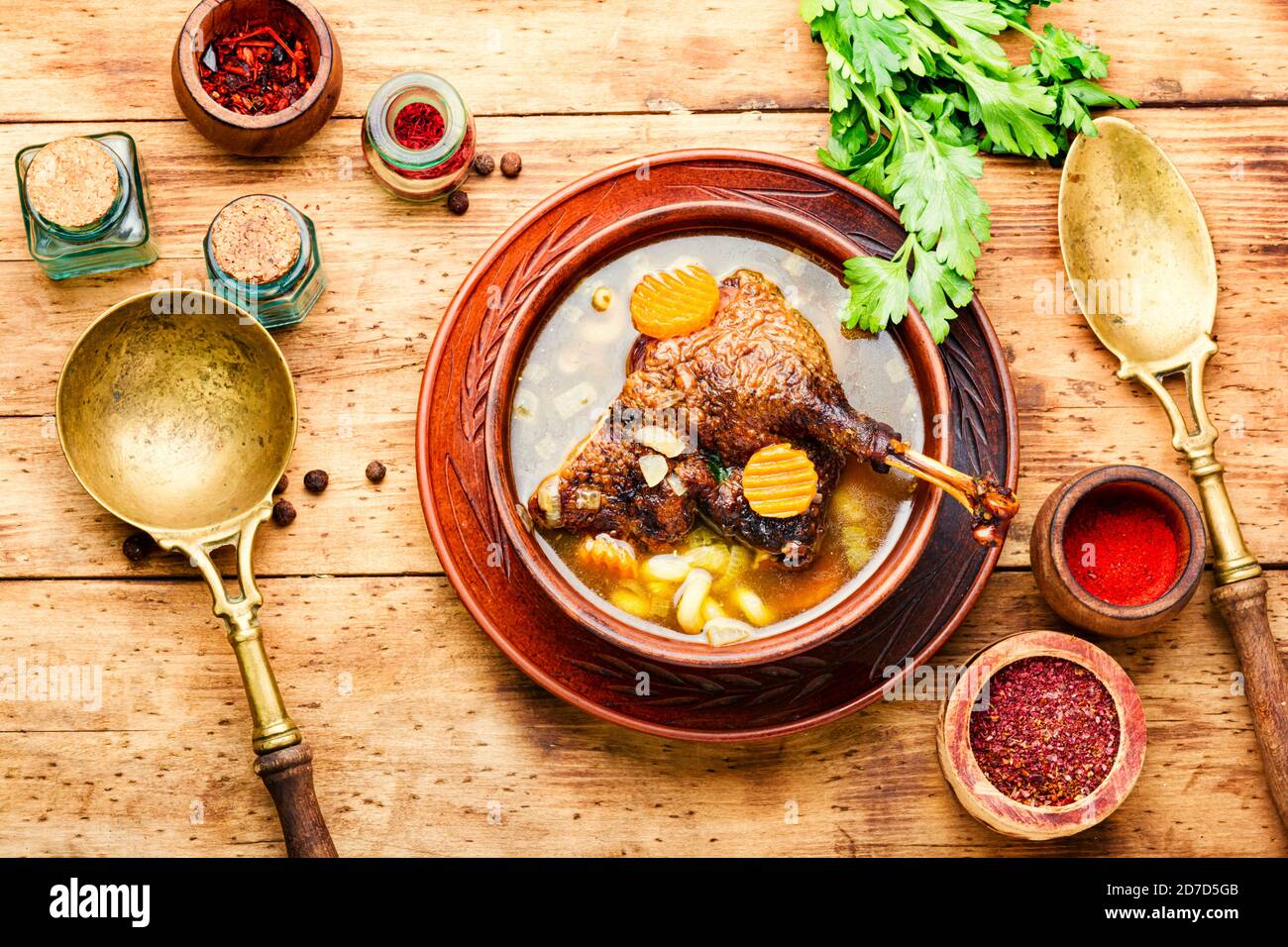 Goose soup hi-res stock photography and images - Alamy