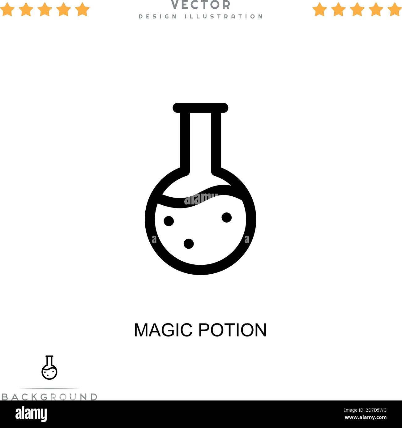 Magic potion icon. Simple element from digital disruption collection ...
