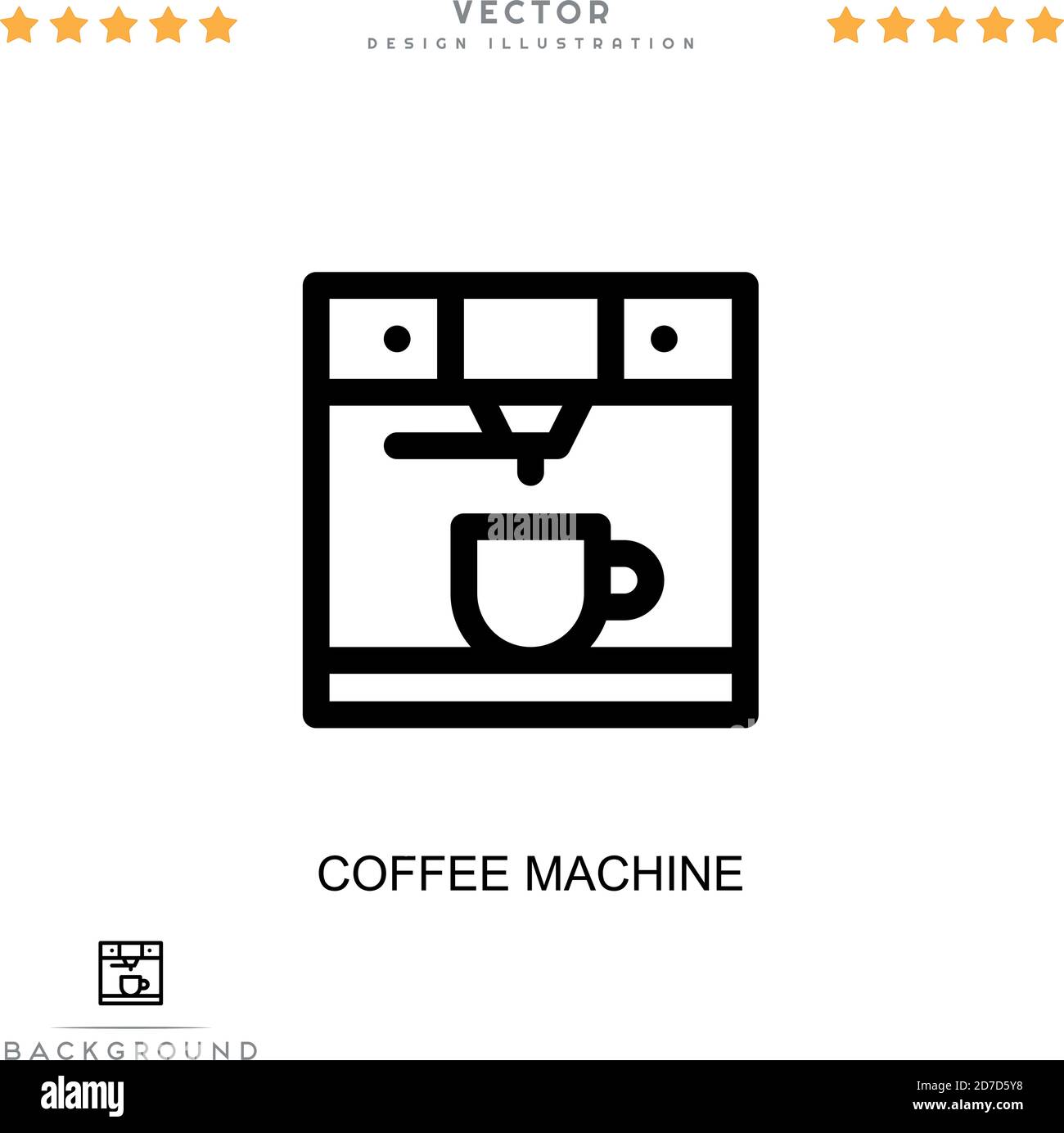 Coffee machine icon. Simple element from digital disruption collection ...
