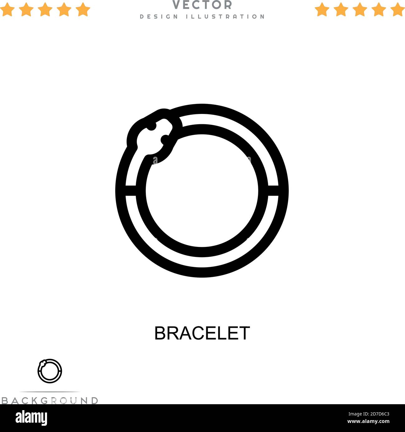 Rubber Bracelet Vector