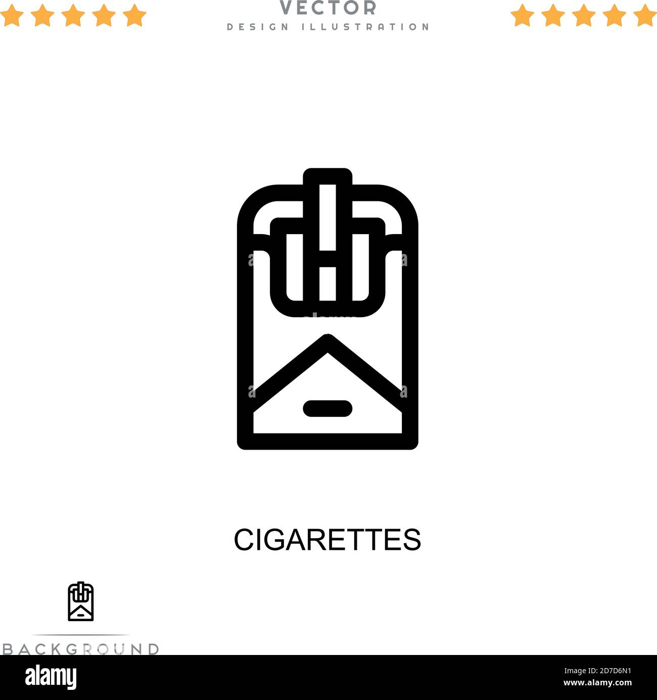 Cigarettes icon. Simple element from digital disruption collection ...