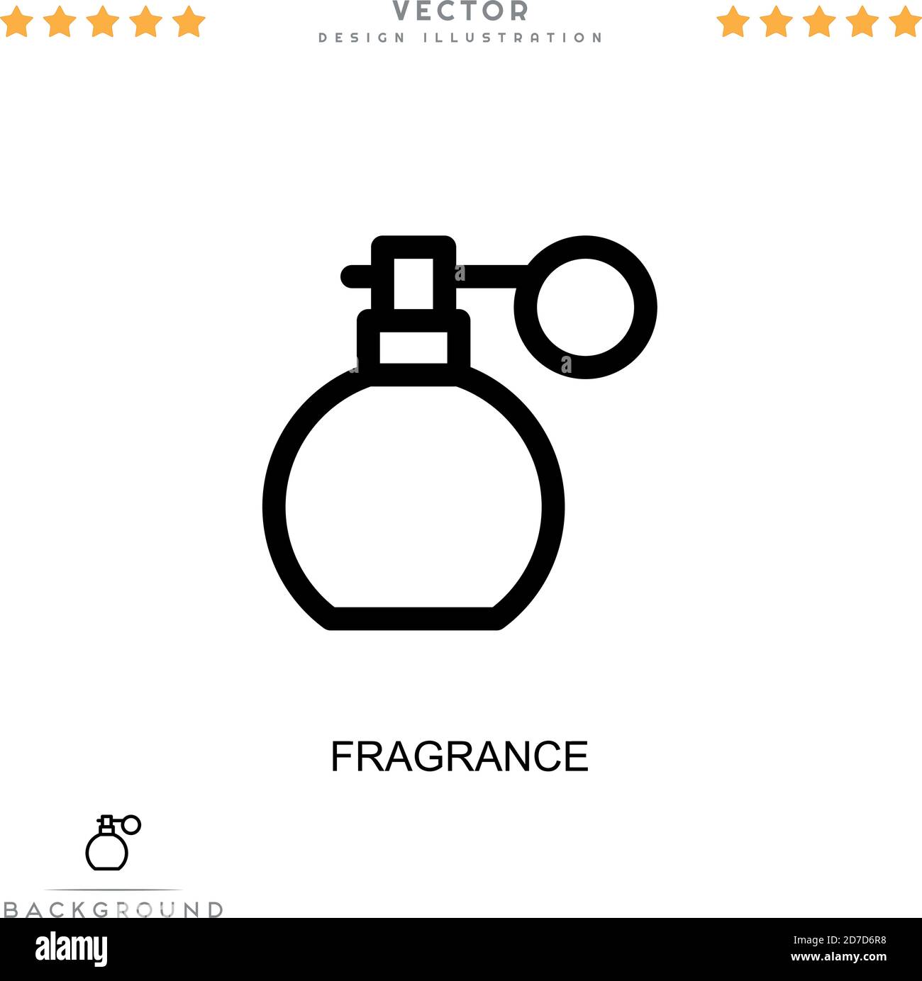 Fragrance icon. Simple element from digital disruption collection. Line ...