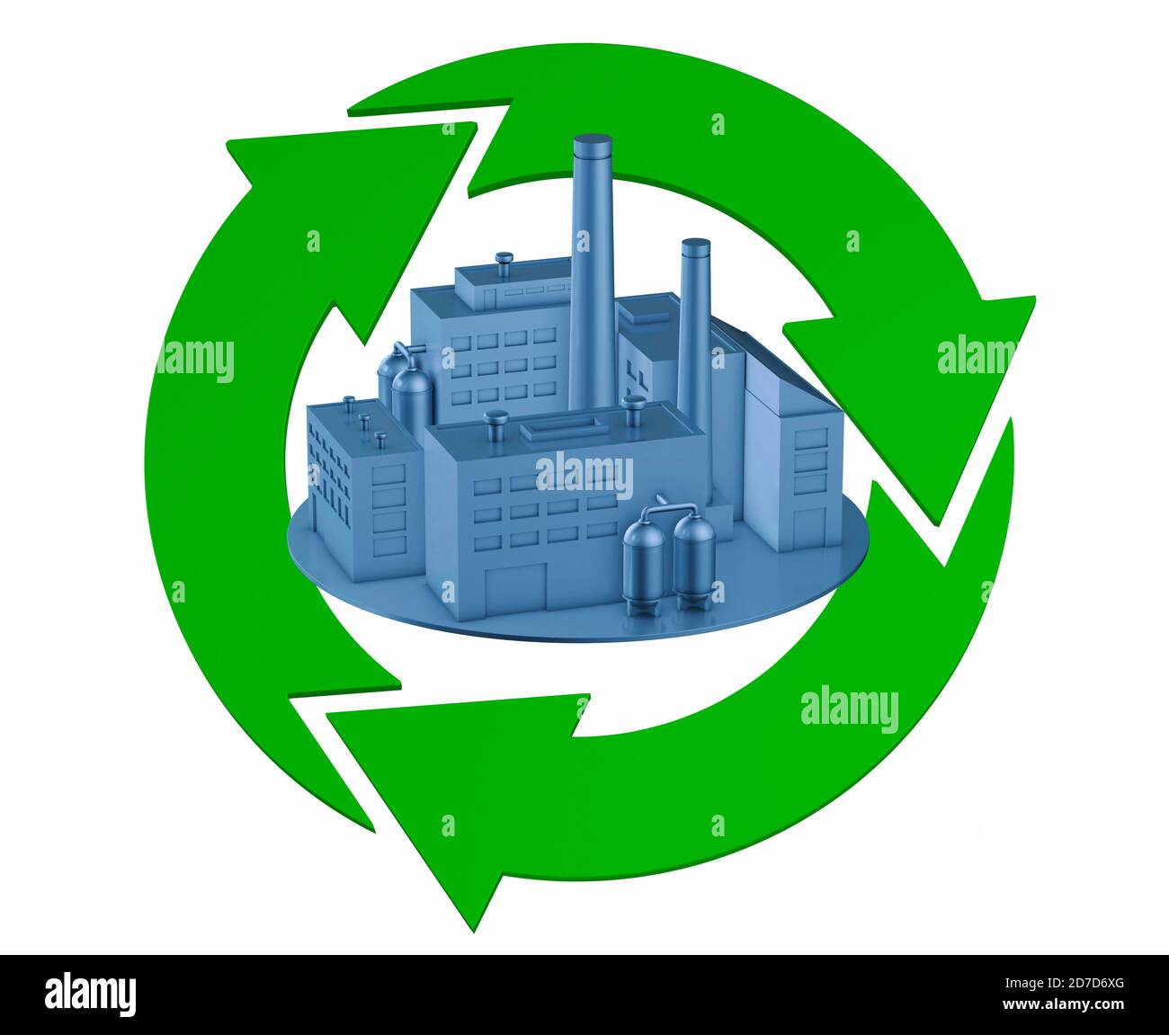 Factory 3d Cut Out Stock Images & Pictures - Alamy