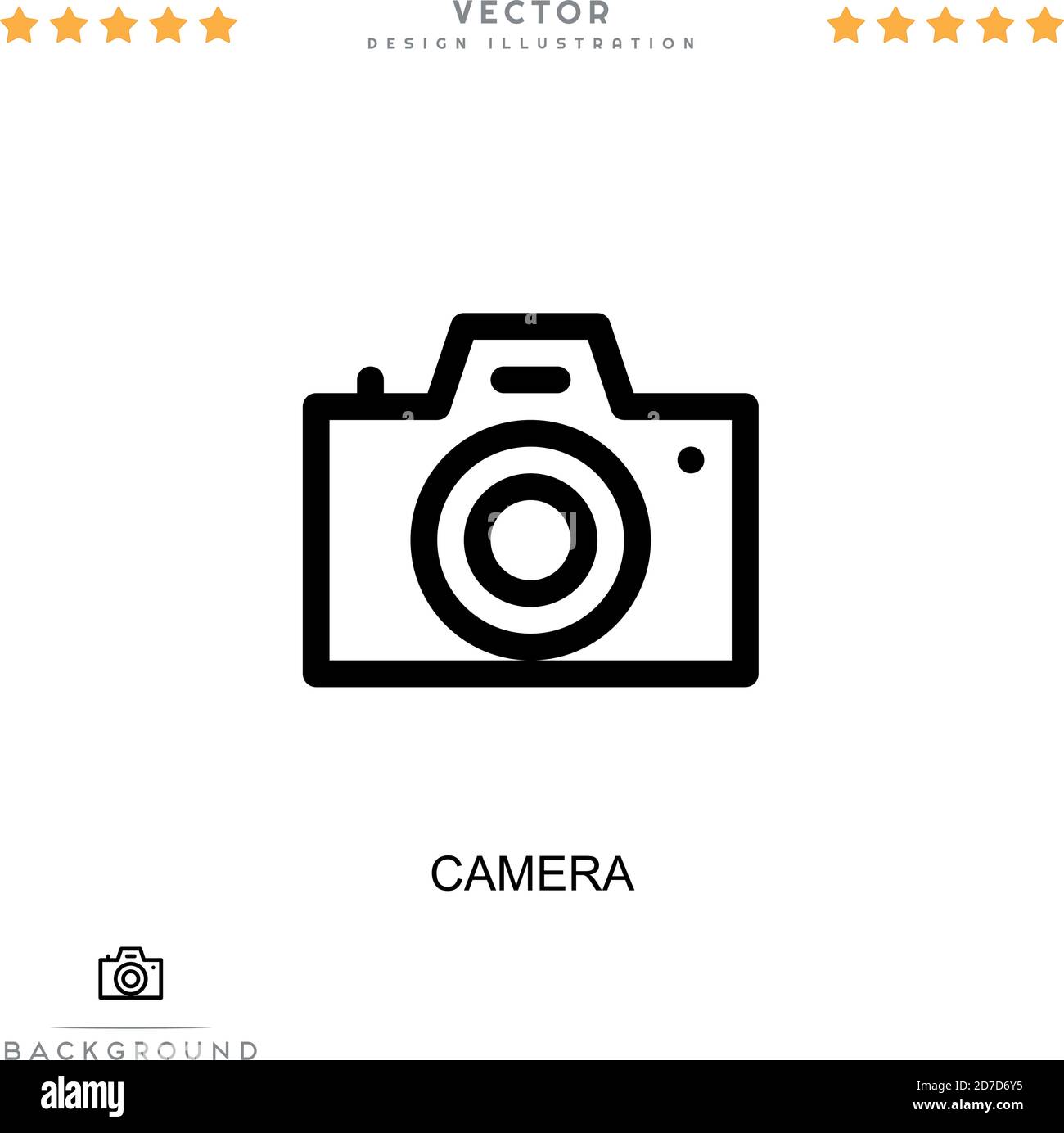 Camera icon. Simple element from digital disruption collection. Line ...