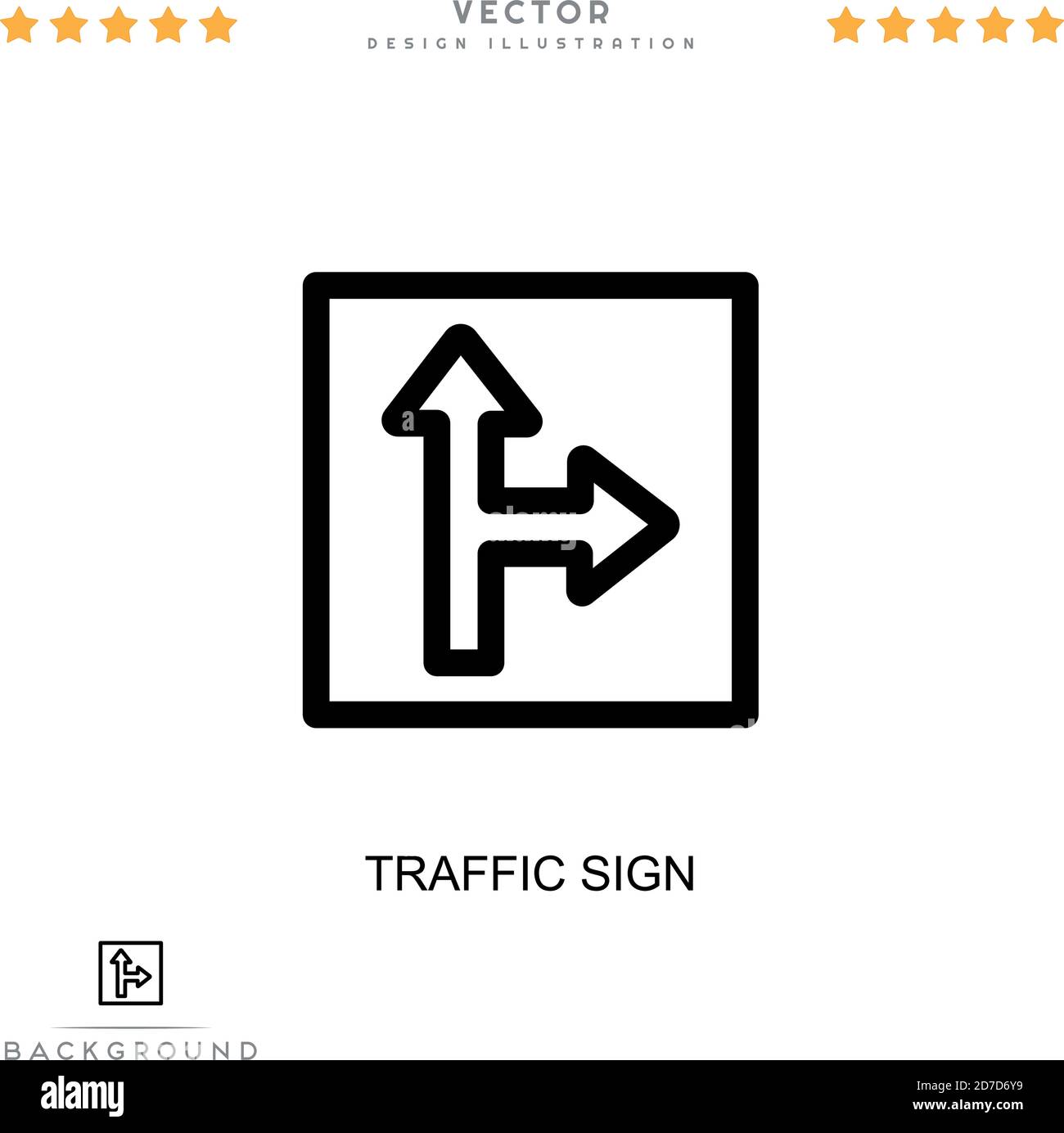 Traffic sign icon. Simple element from digital disruption collection ...