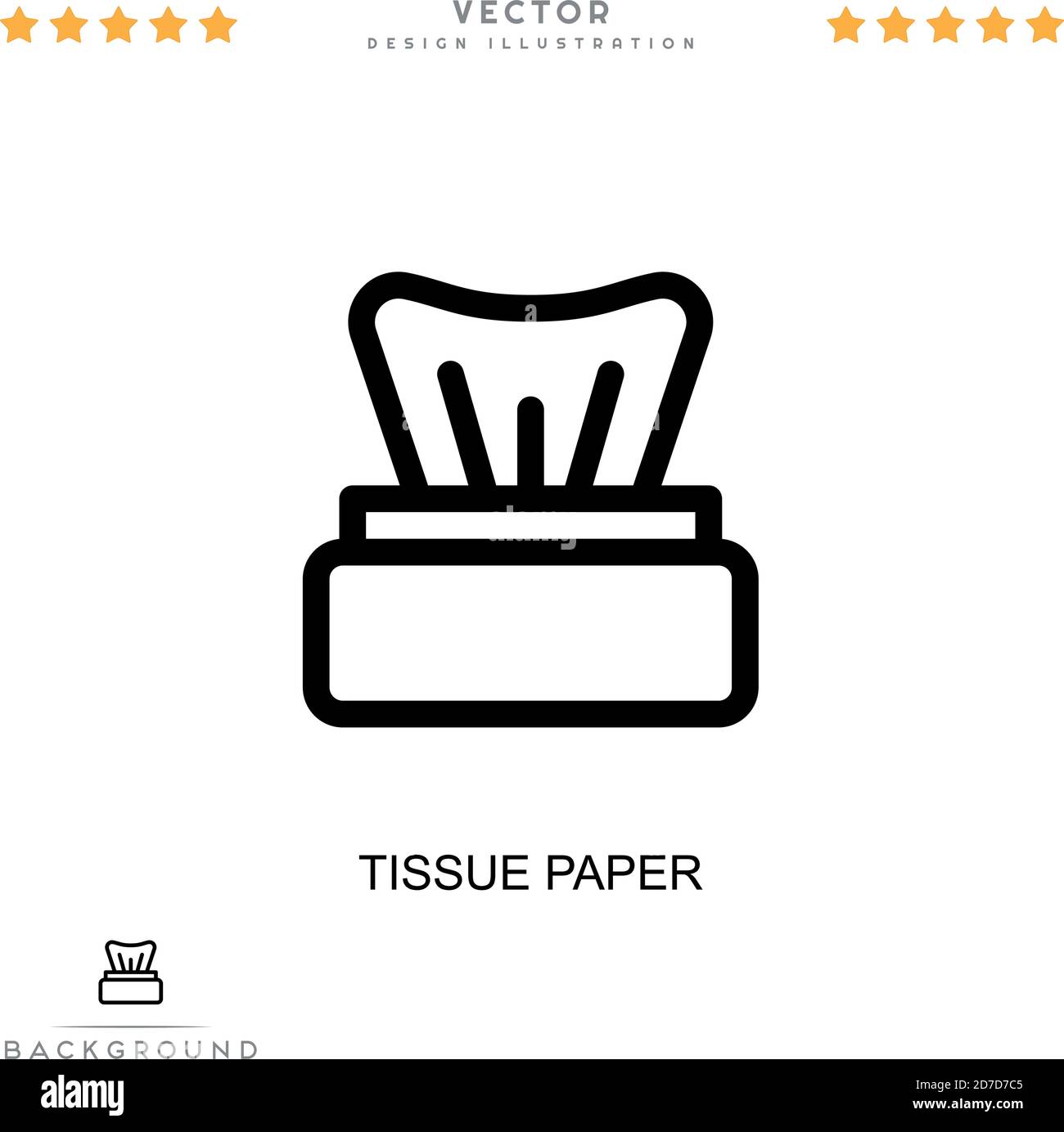 Tissue paper icon. Simple element from digital disruption collection ...