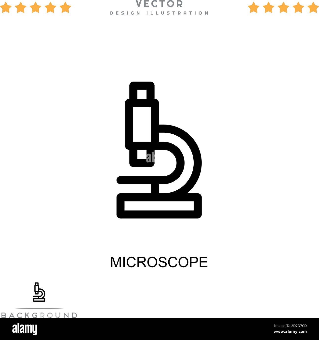 Microscope icon. Simple element from digital disruption collection. Line Microscope icon for ...