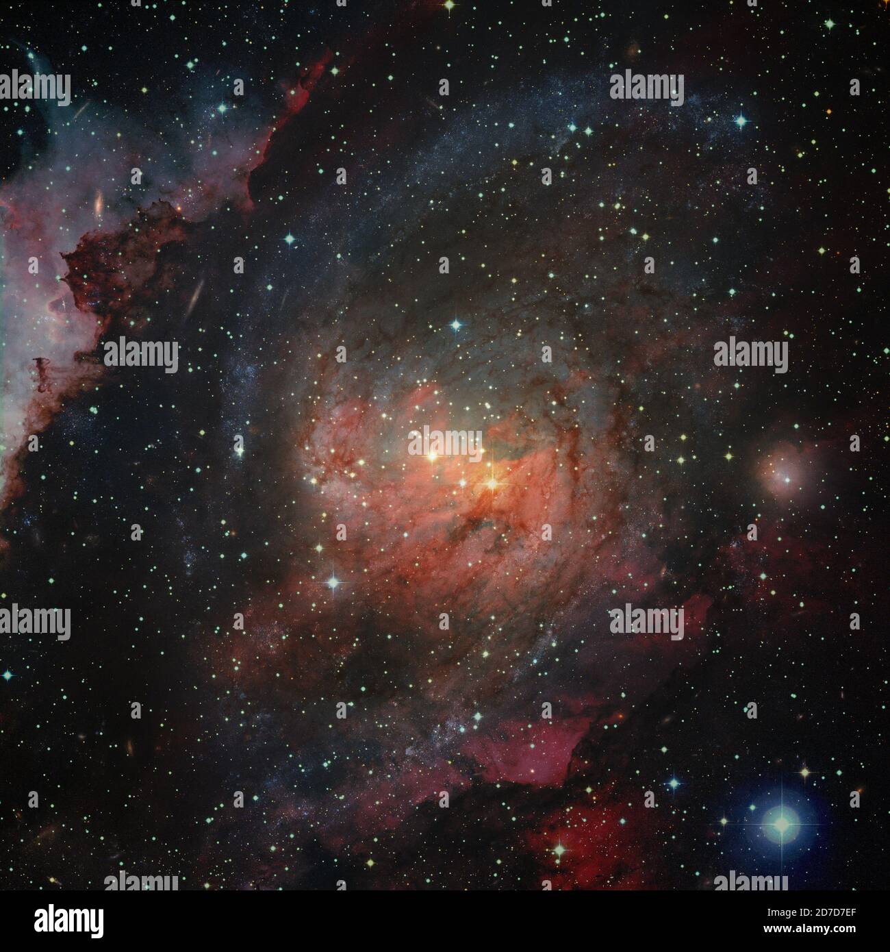 Spiral Galaxy. Elements of this image furnished by NASA Stock Photo - Alamy