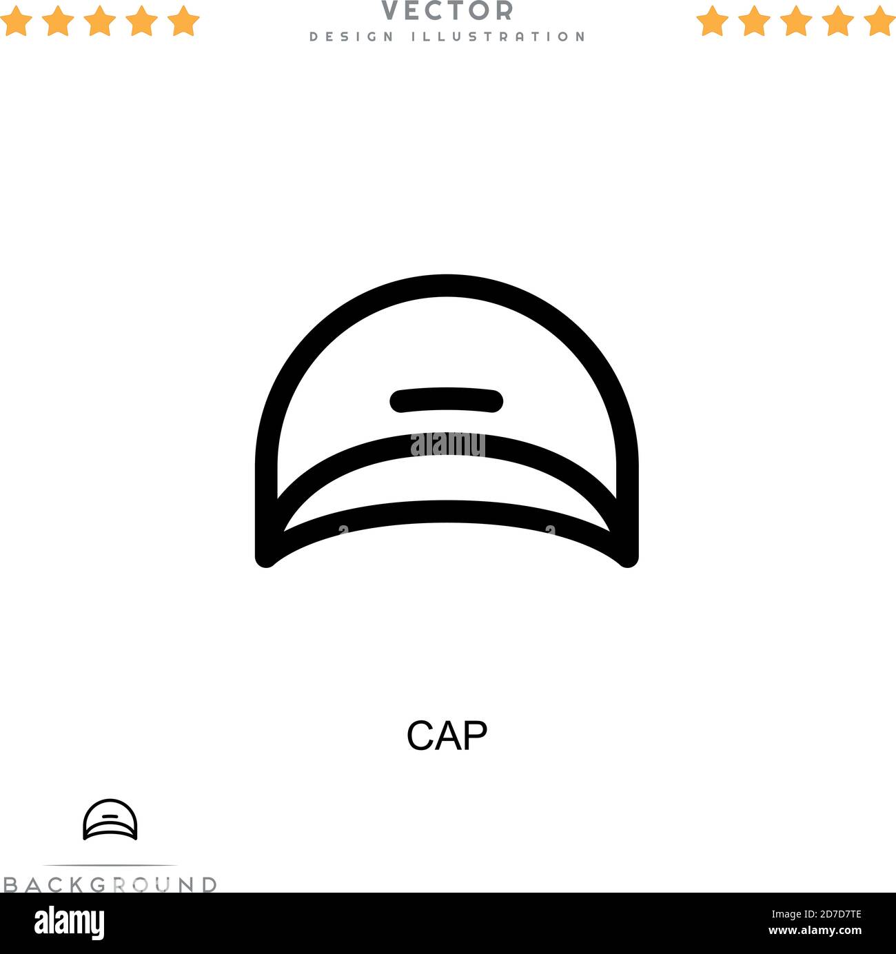 Cap icon. Simple element from digital disruption collection. Line Cap ...