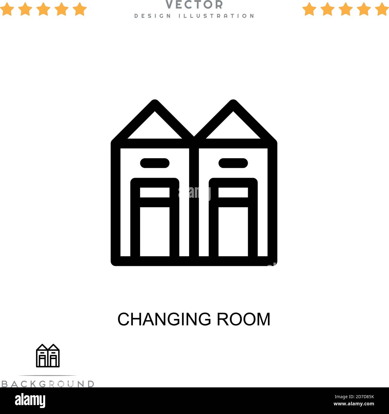 Changing room icon. Simple element from digital disruption collection ...