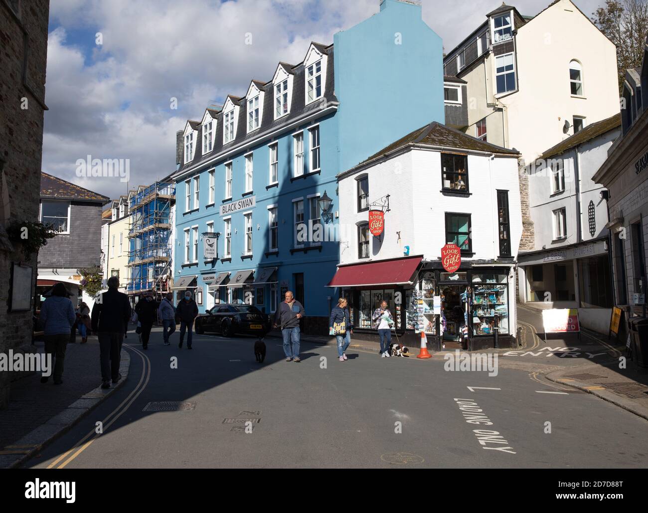 The Black Swan Inn is an historic pub and restaurant in Fore Street ...