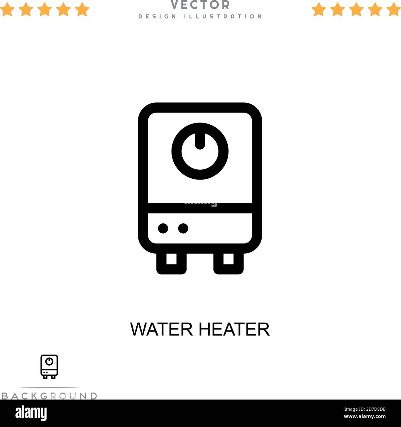 Water heater icon. Simple element from digital disruption collection ...