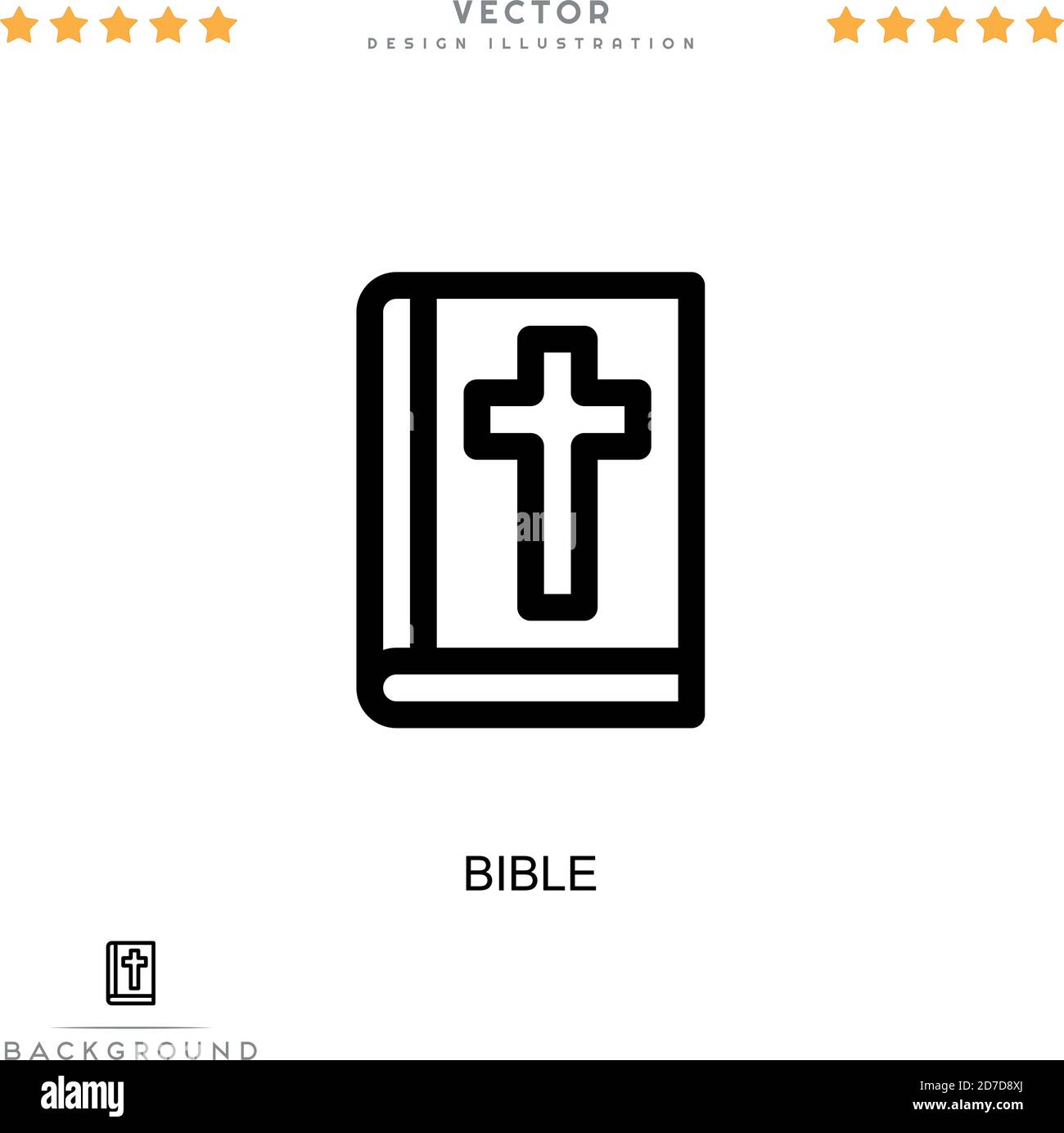 Bible icon. Simple element from digital disruption collection. Line ...