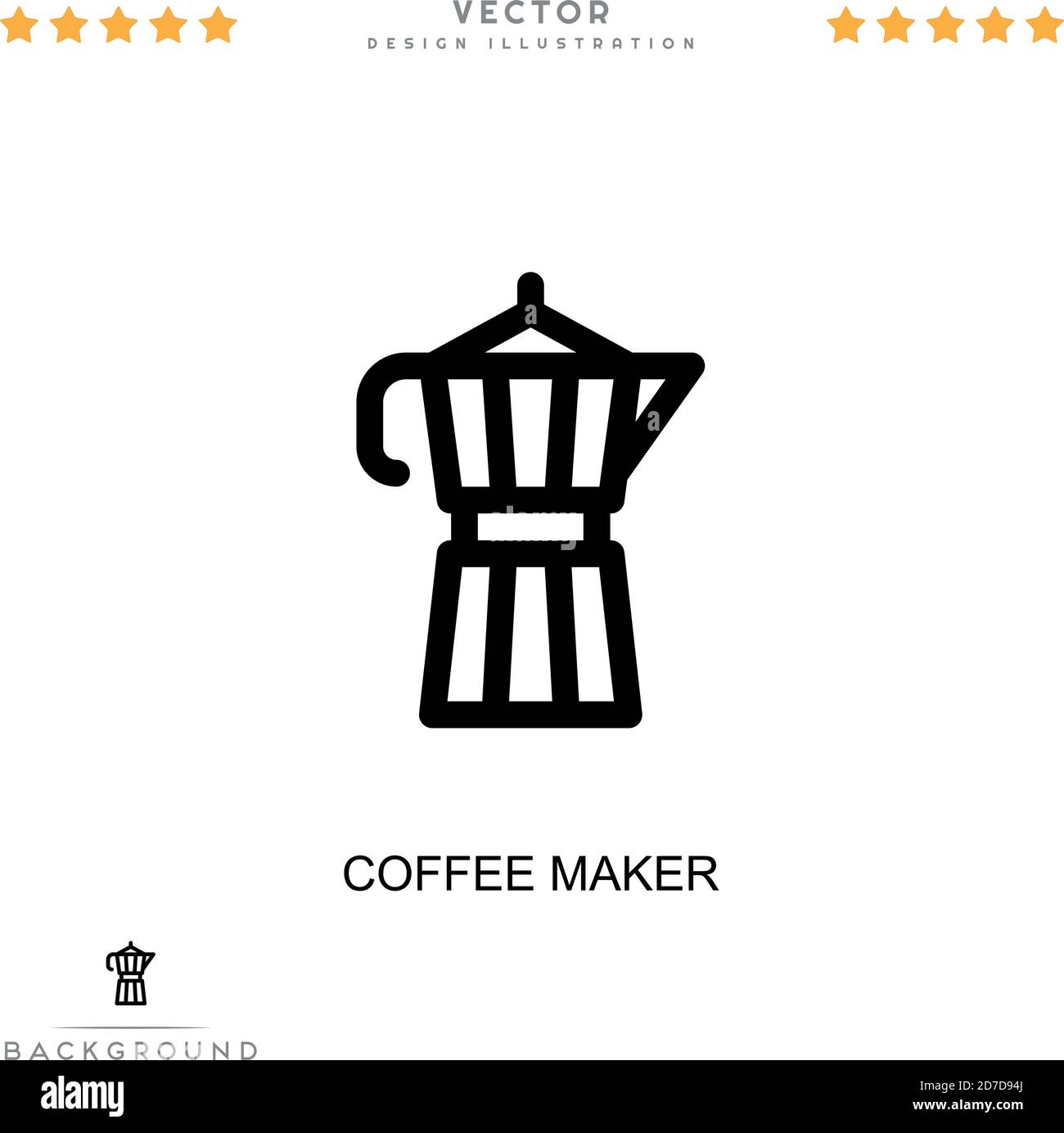 Coffee maker icon. Simple element from digital disruption collection ...