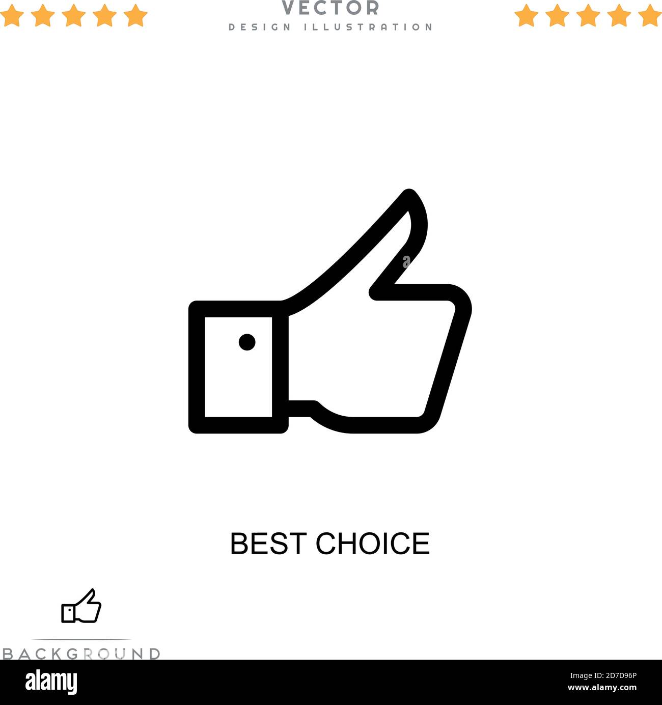 Best choice icon. Simple element from digital disruption collection ...