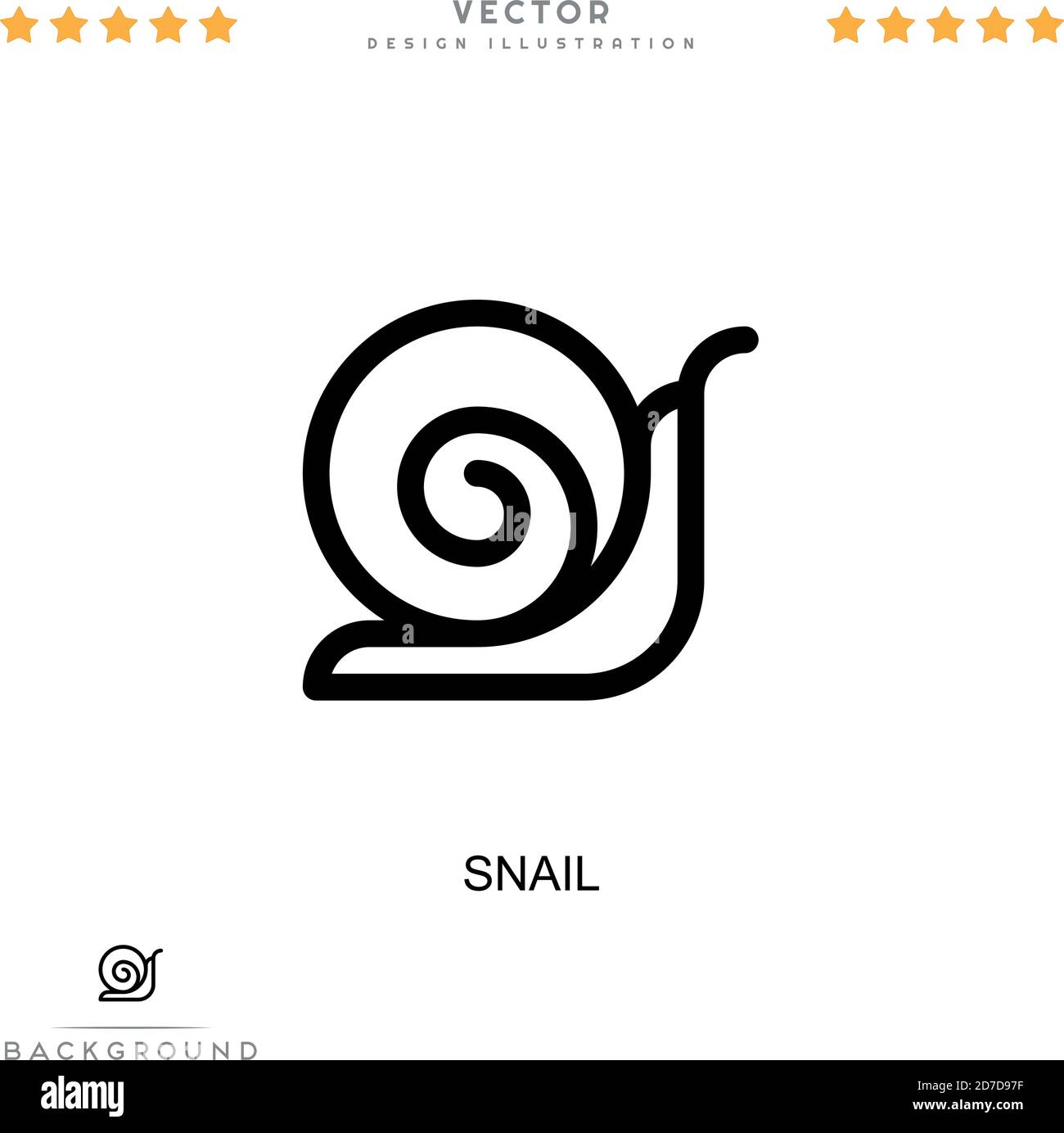Snail icon. Simple element from digital disruption collection. Line ...