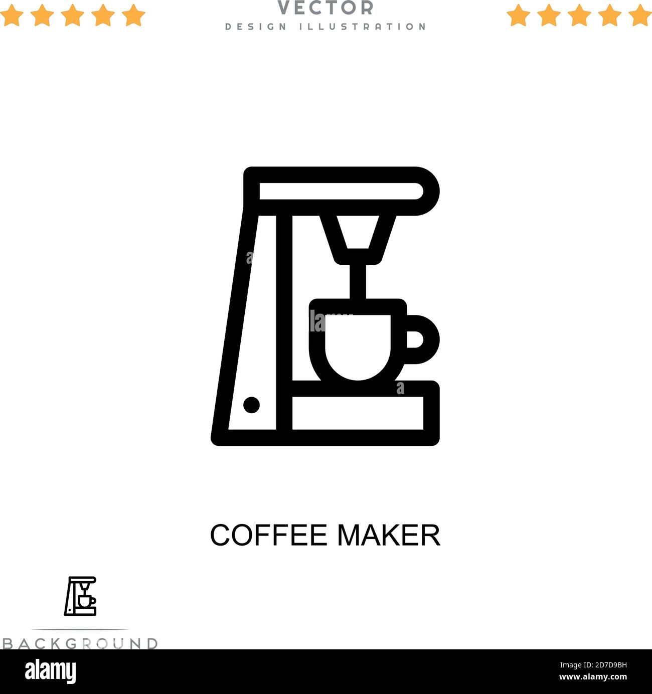 Coffee maker icon. Simple element from digital disruption collection ...