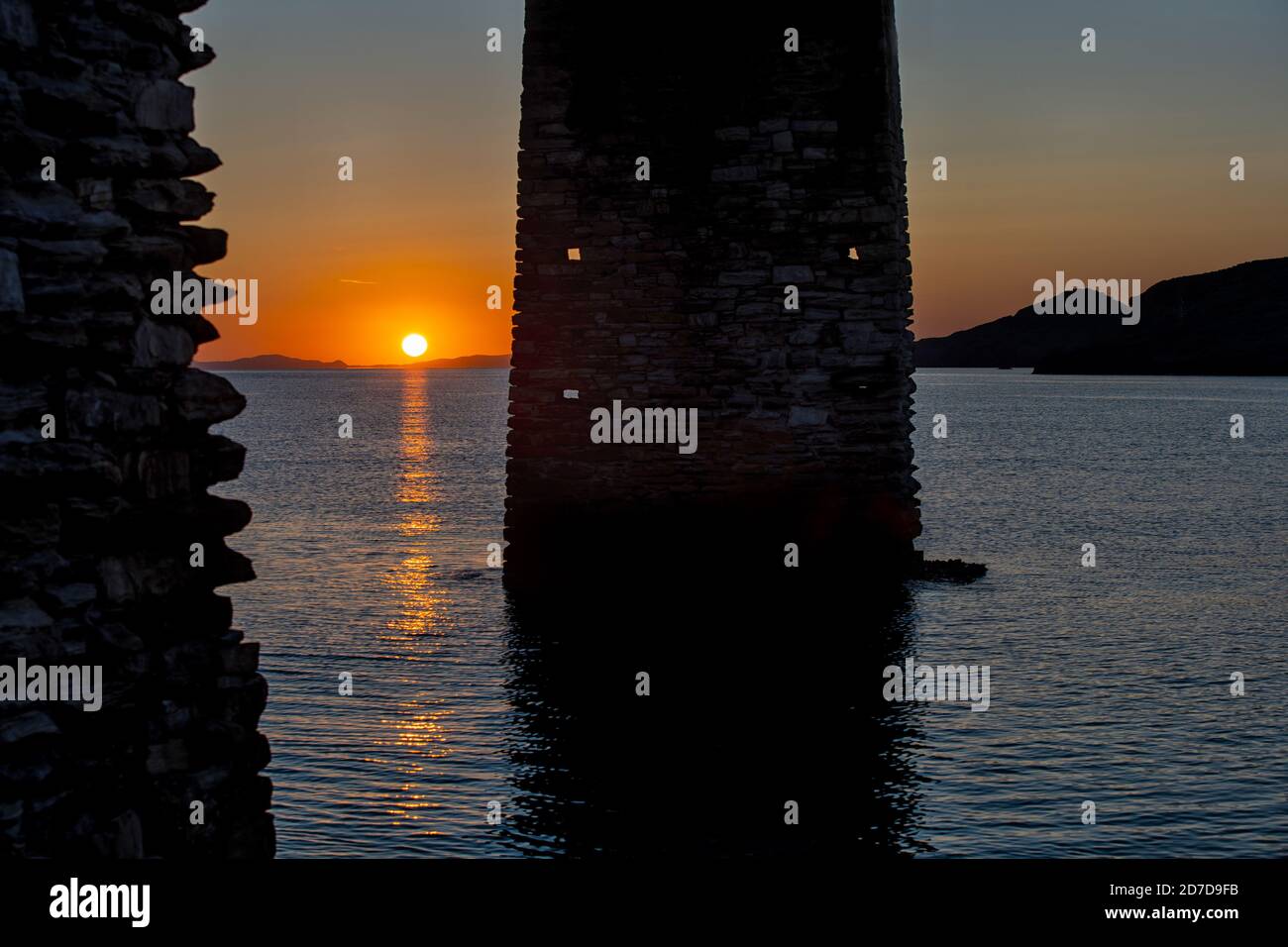 Loutra harbour hi-res stock photography and images - Alamy