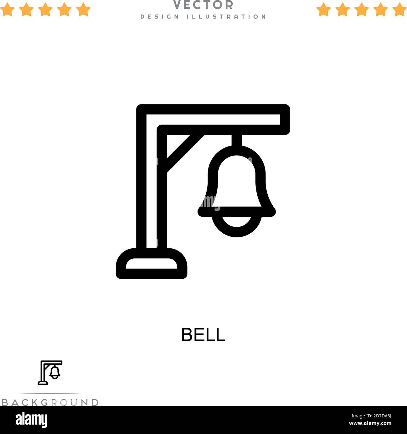 Bell icon. Simple element from digital disruption collection. Line Bell ...